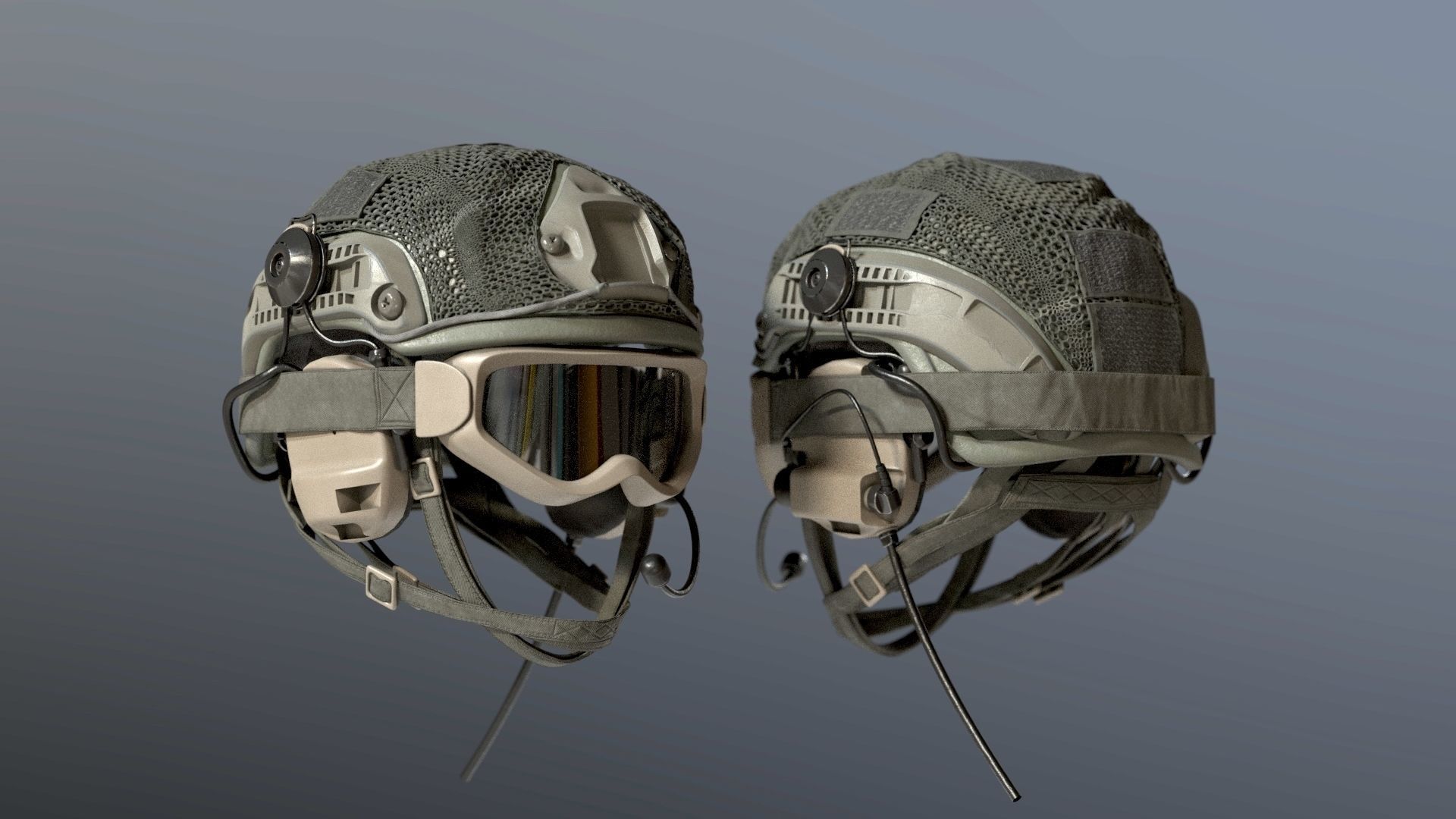 SOLDIER Helmet bulletproof 3D model | CGTrader