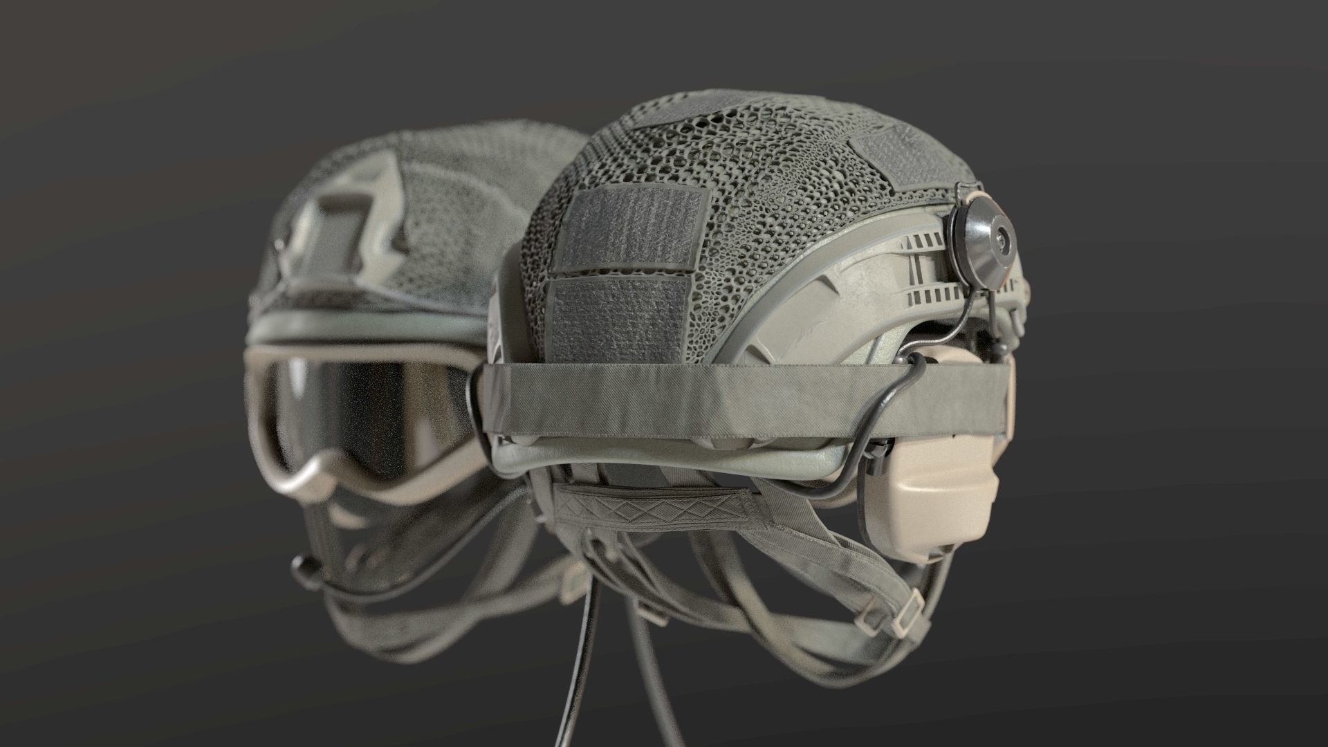 SOLDIER Helmet bulletproof 3D model | CGTrader