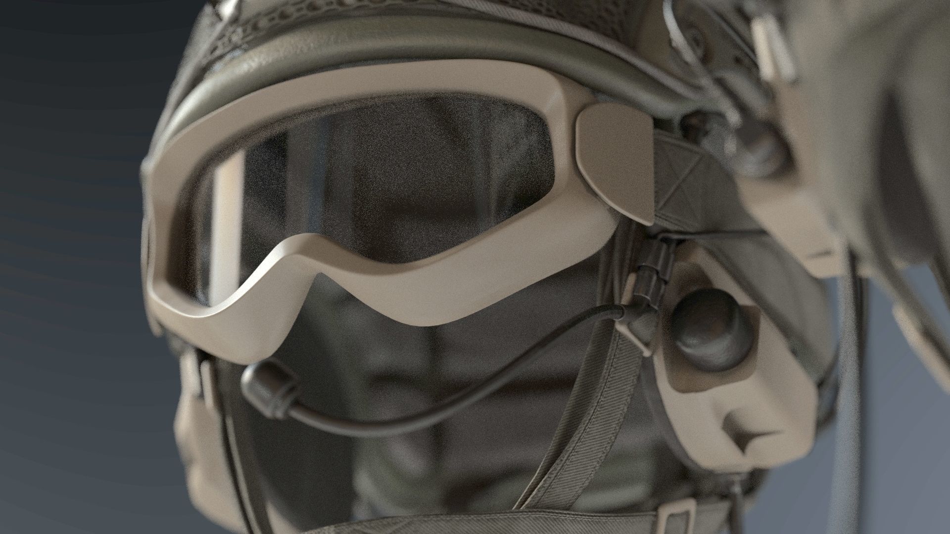 SOLDIER Helmet bulletproof 3D model | CGTrader