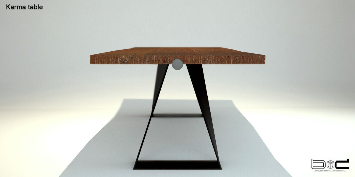 KARMA table 3D model | CGTrader