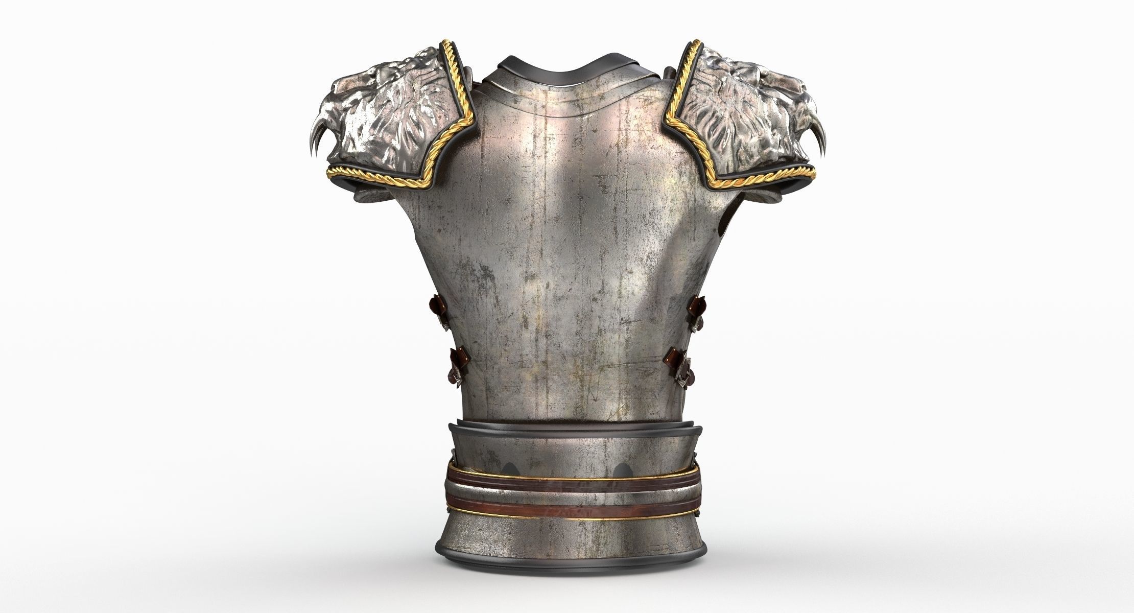 Medieval Lion Body Armor 3D model | CGTrader