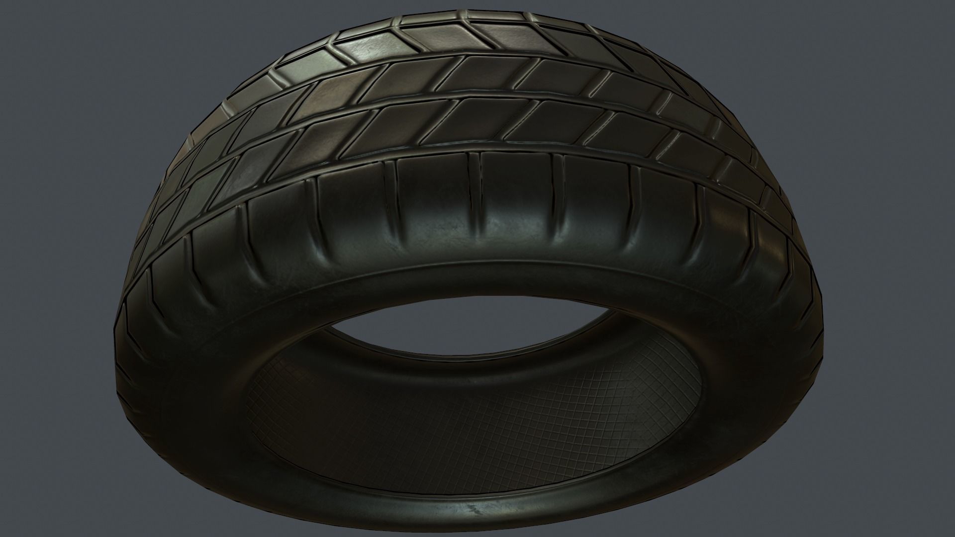 3D model Rubber Tire PBR Game Ready VR / AR / low-poly | CGTrader