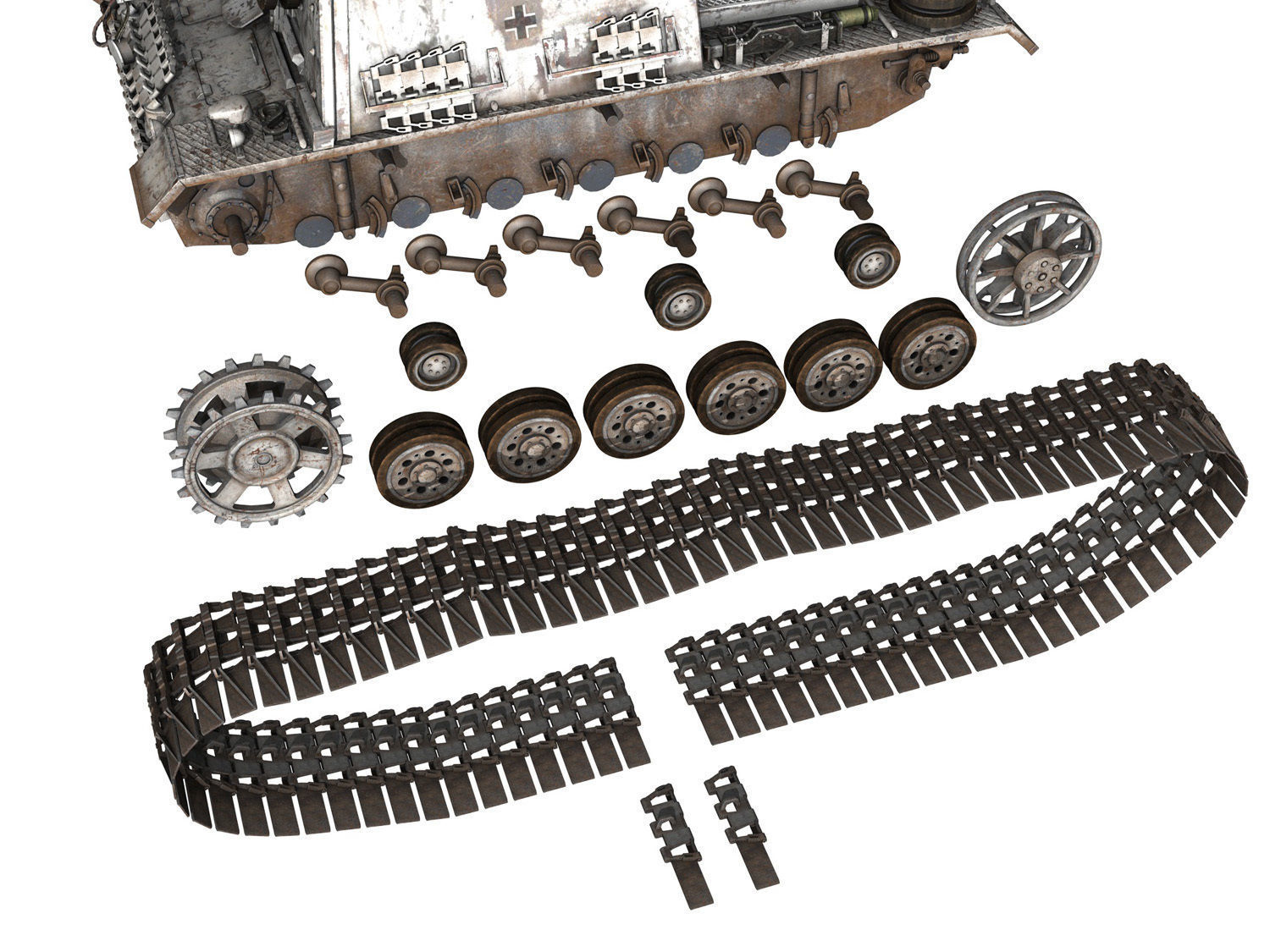 StuIG 33B - Self-propelled heavy Infantry Gun - G7 3D model | CGTrader