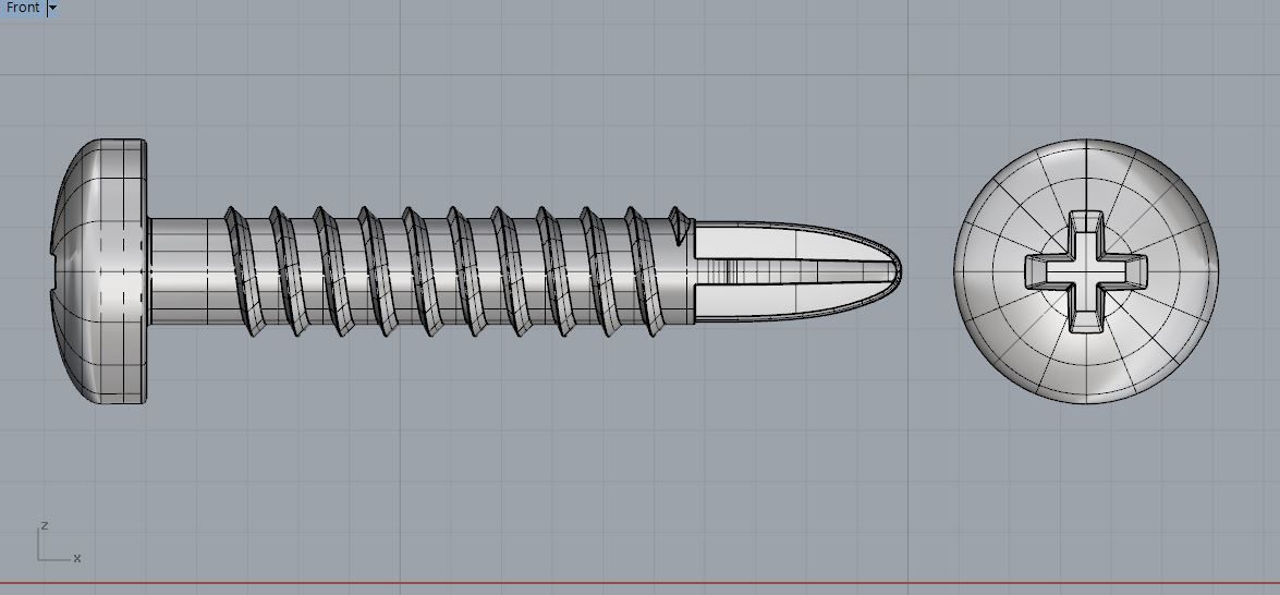 3D Screw Model Clear Model Printable 3D model 3D printable | CGTrader