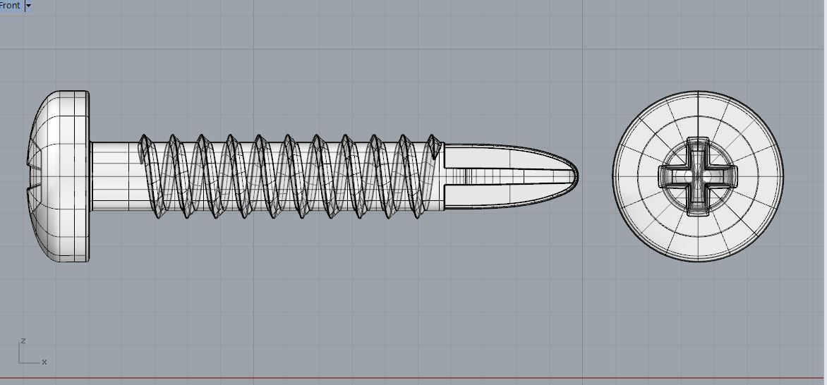 3D Screw Model Clear Model Printable 3D model 3D printable | CGTrader