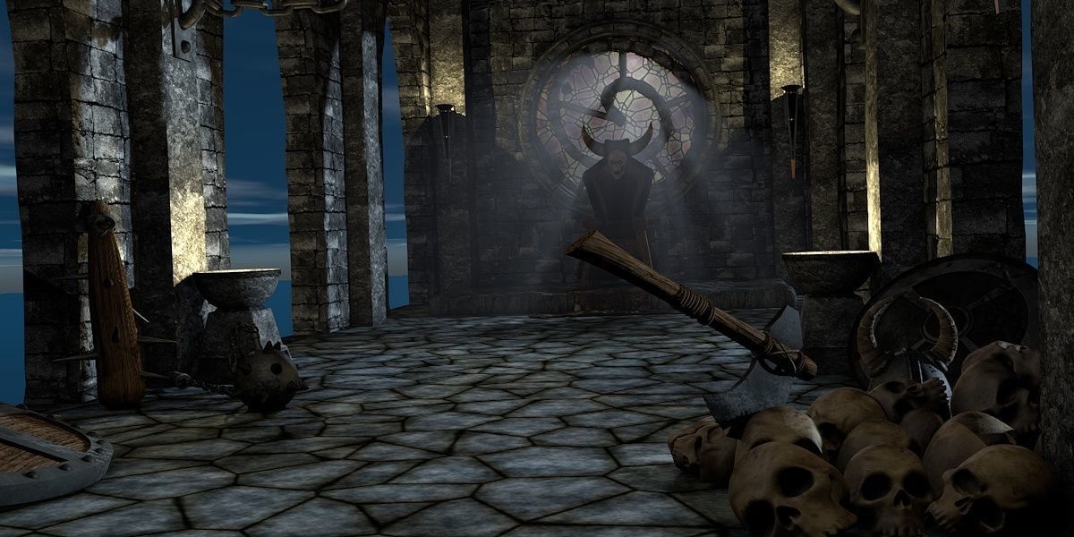 Barbarian Throne room 3D model | CGTrader