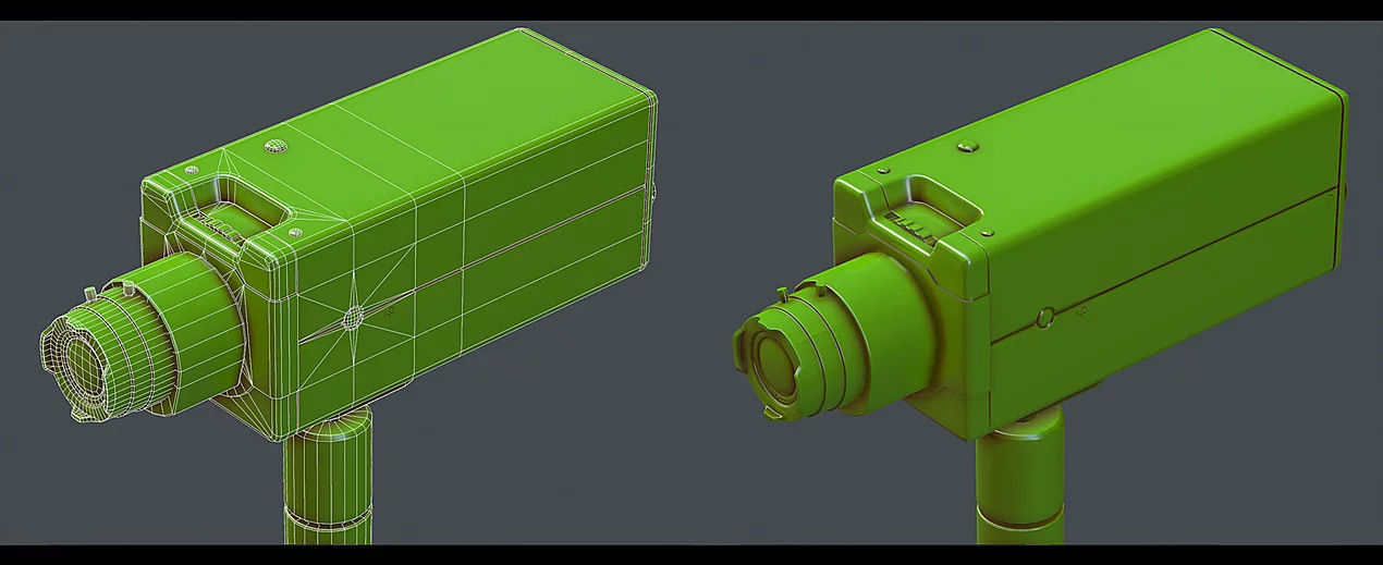 3D model CCTV Camera Games Ready VR / AR / low-poly | CGTrader