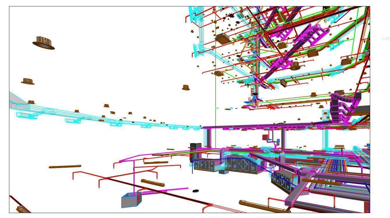 Revit MEP All System Project Model 3D model | CGTrader