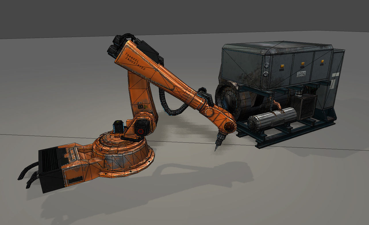 3D model Industrial machines VR / AR / low-poly | CGTrader