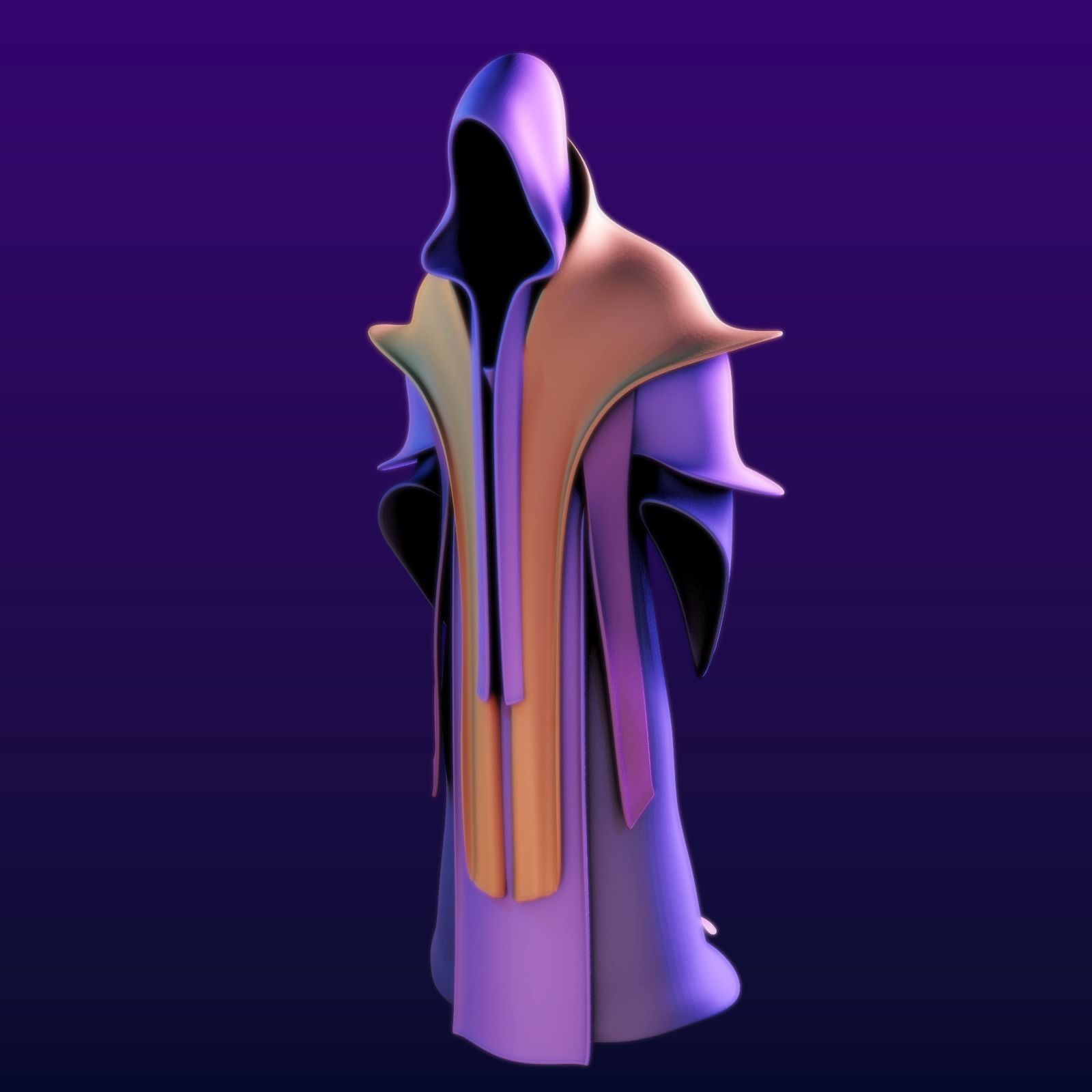 3D model Two Magic Robes with Hood VR / AR / low-poly | CGTrader