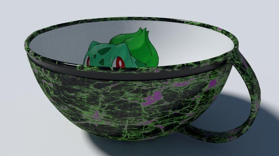 3D model Bulbasaur evolution pokemon cup VR / AR / low-poly | CGTrader