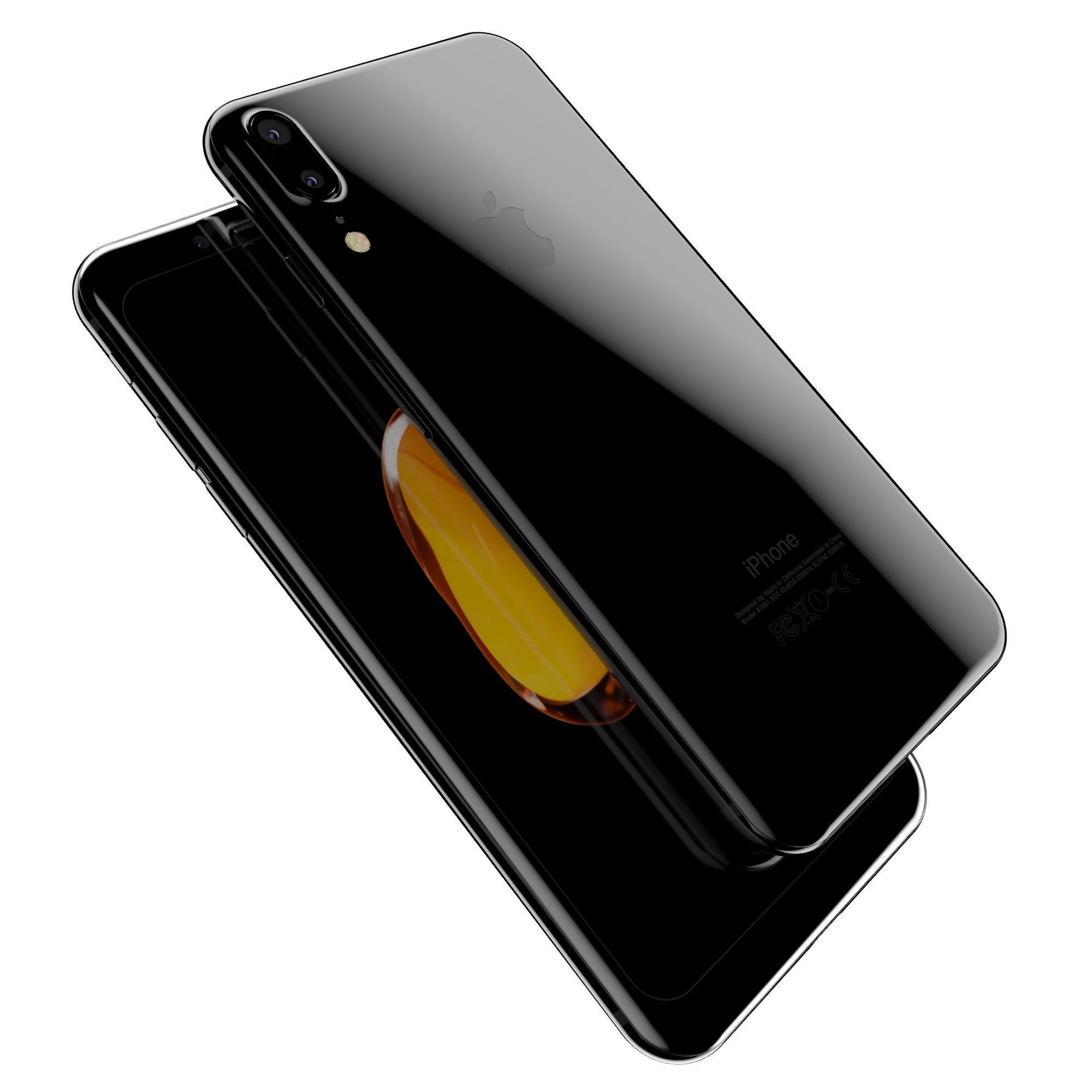 3D model Apple iPhone8 2017 Rounded edges Leak All Colors VR / AR / low-poly | CGTrader