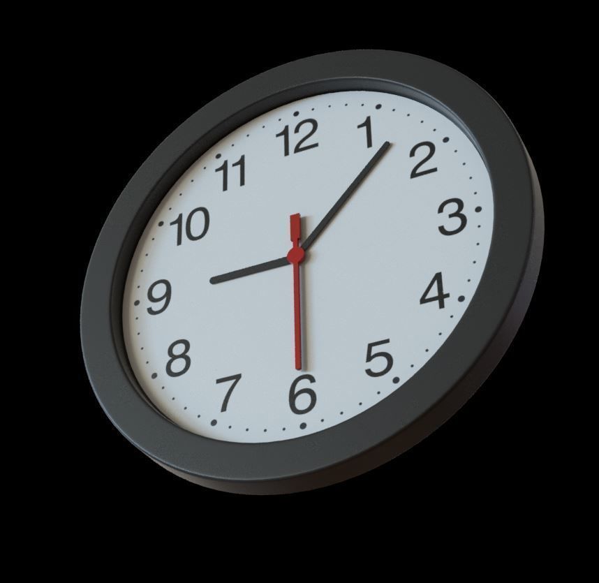 wall clock 3D model | CGTrader