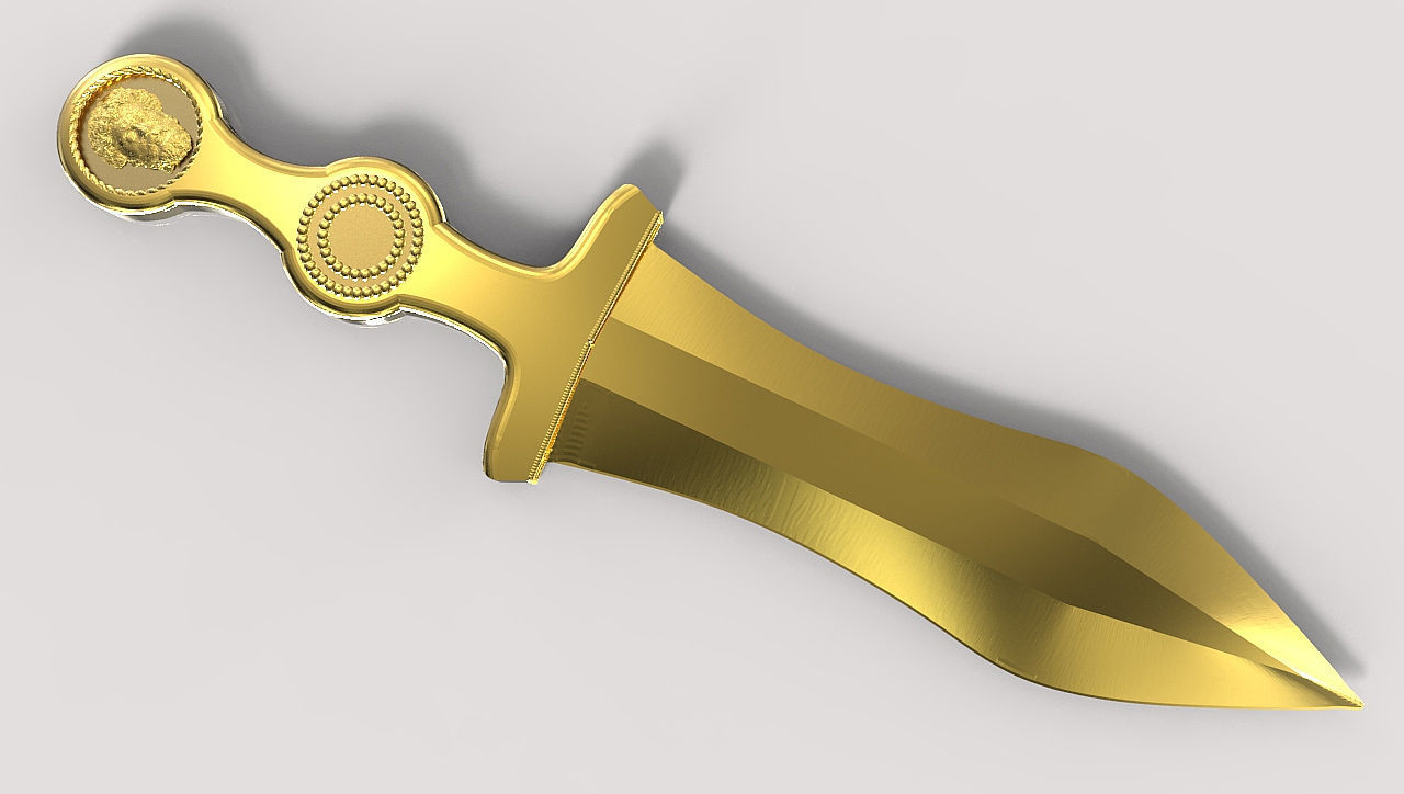 Functionnal roman pugio replica 3D model 3D printable | CGTrader