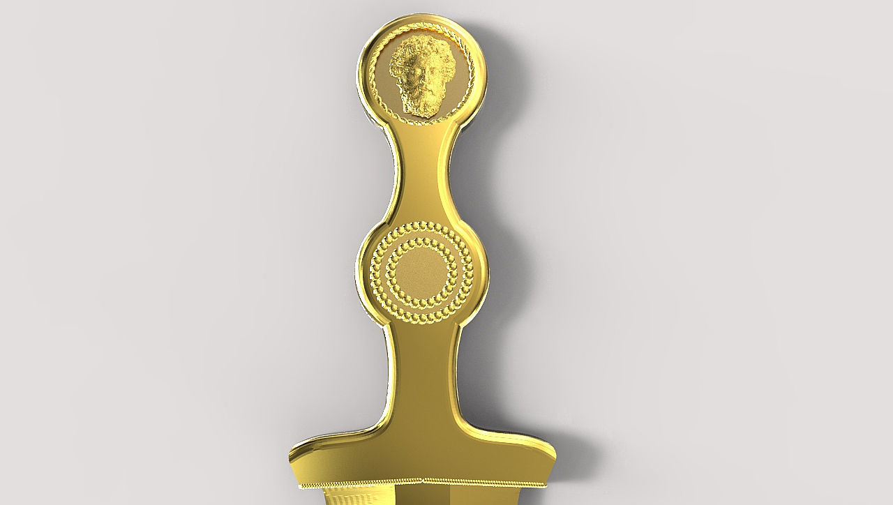 Functionnal roman pugio replica 3D model 3D printable | CGTrader