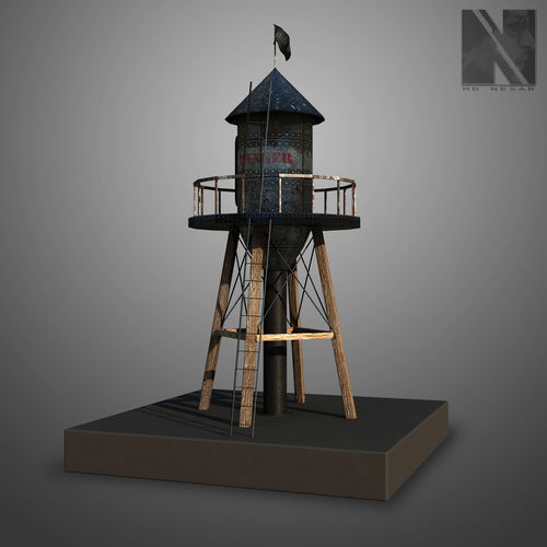 3D model Oil Tank VR / AR / low-poly | CGTrader