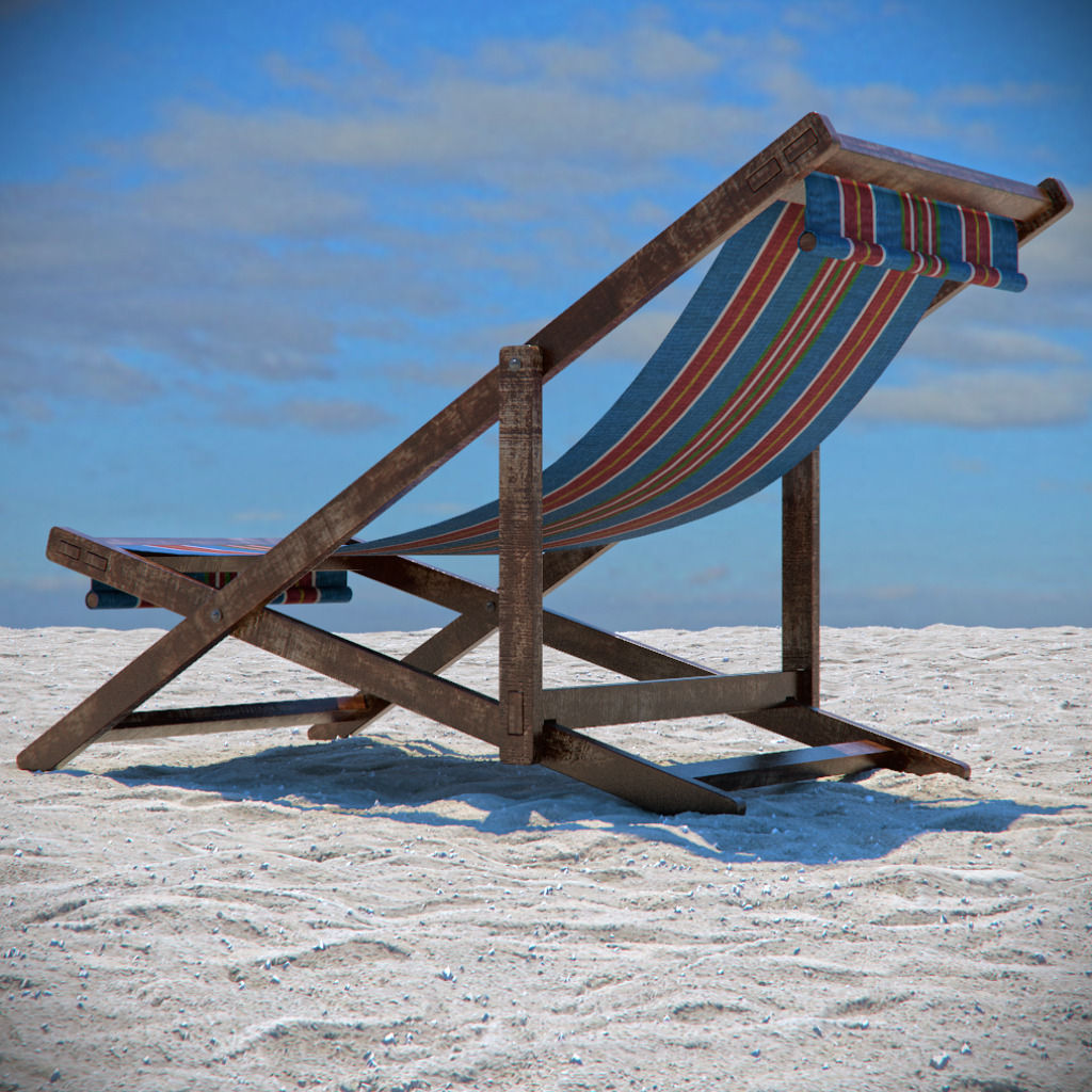 Sunbed 04 3D Model .max .obj .fbx - CGTrader.com