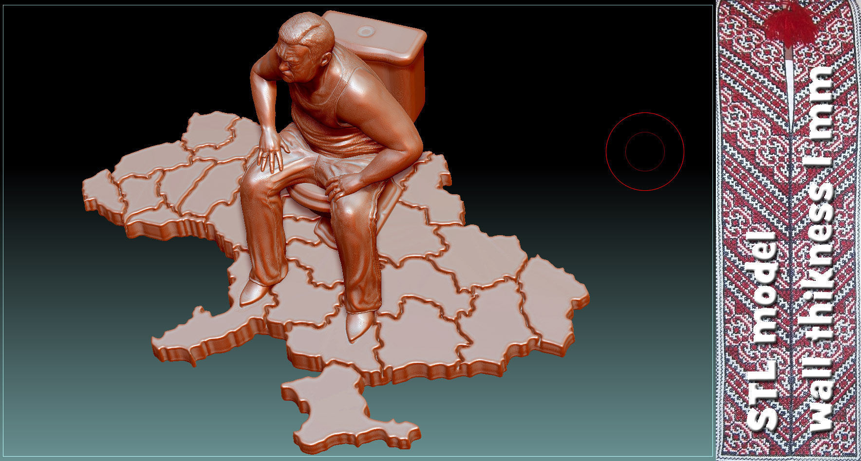 Monument to corruption stl 3D model 3D printable | CGTrader