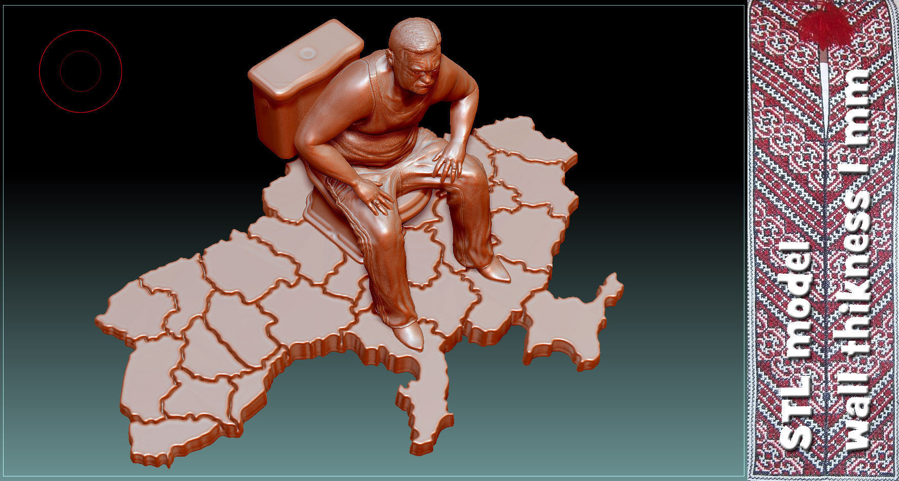 Monument to corruption stl 3D model 3D printable | CGTrader