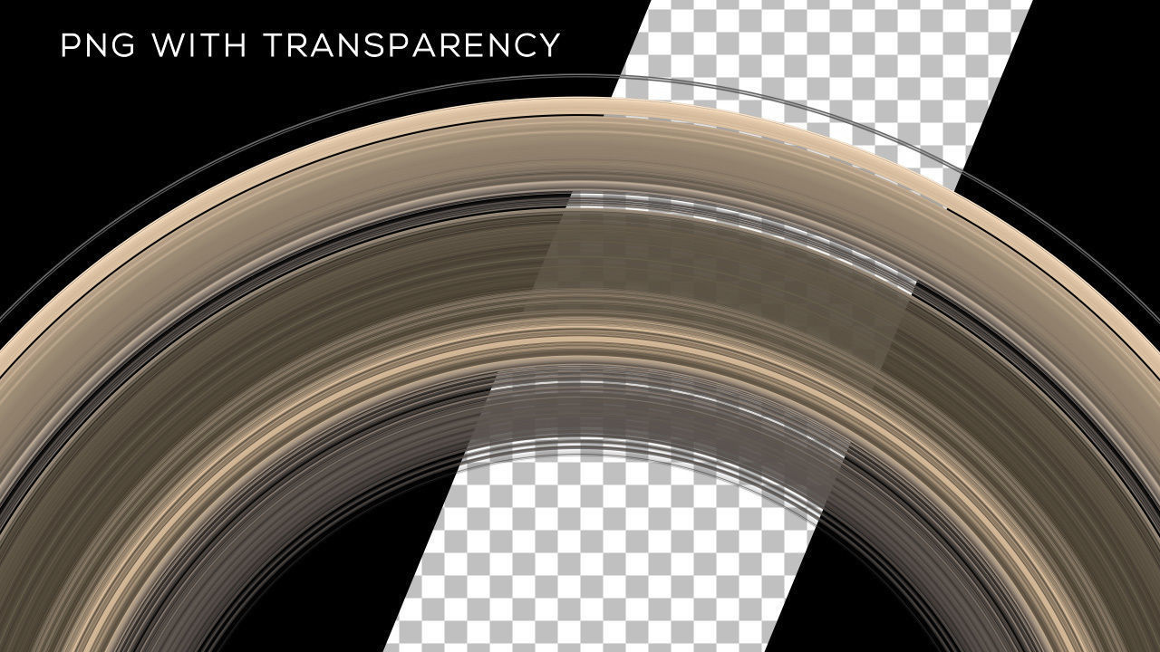 Ultra-High Definition Saturns Rings Texture 3D model | CGTrader