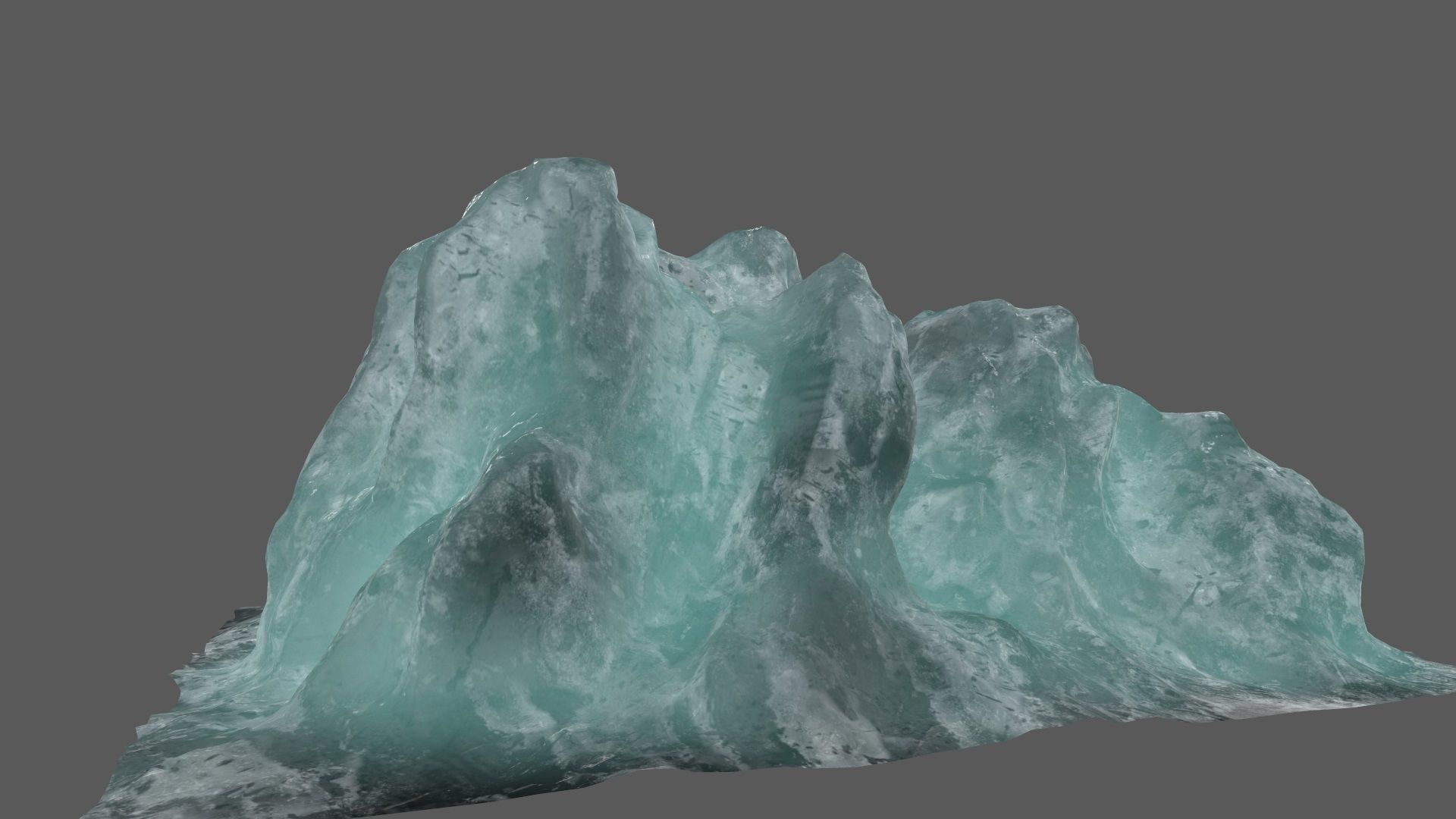 3D model Ice waterfall VR / AR / low-poly | CGTrader
