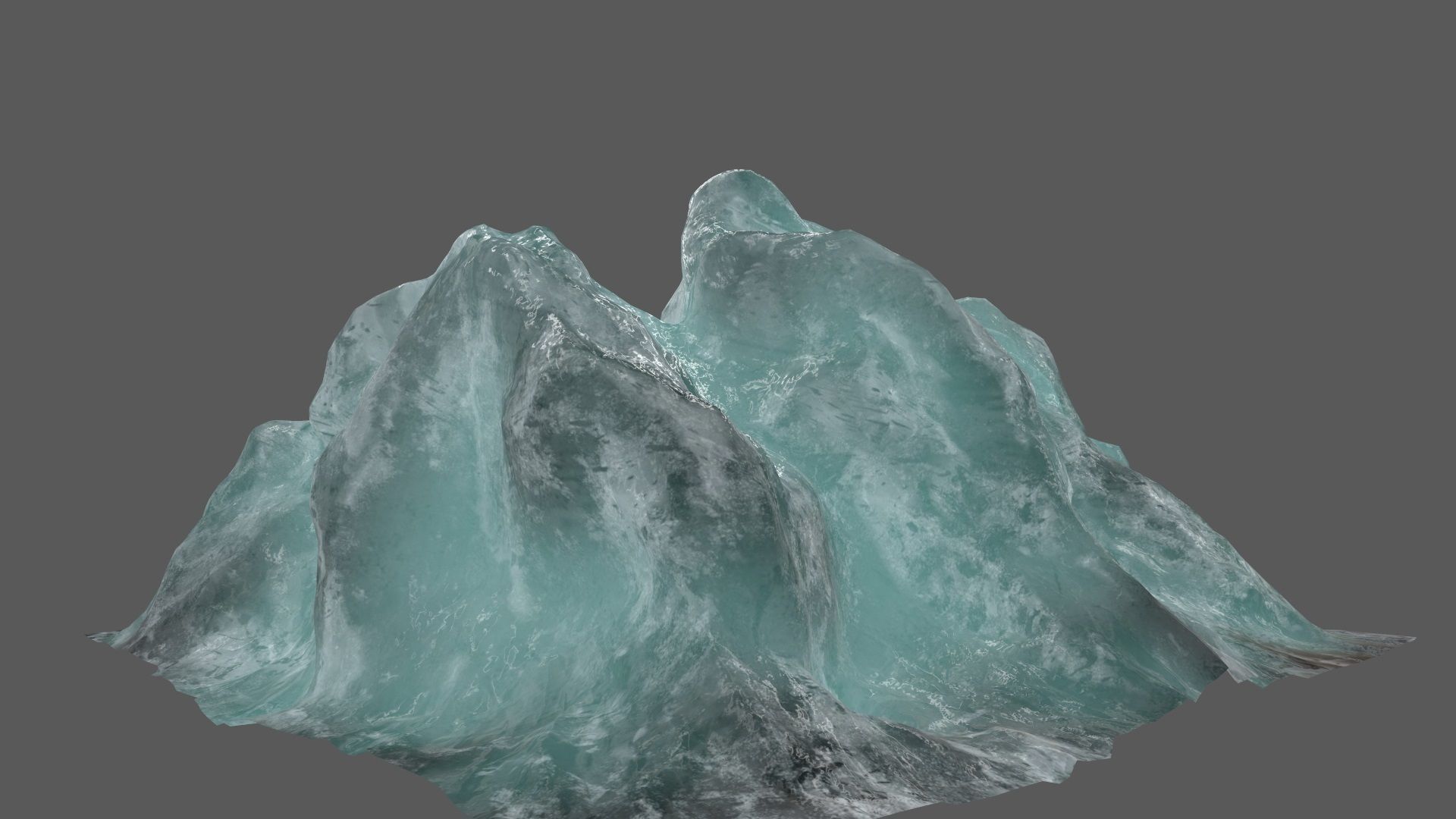3D model Ice waterfall VR / AR / low-poly | CGTrader