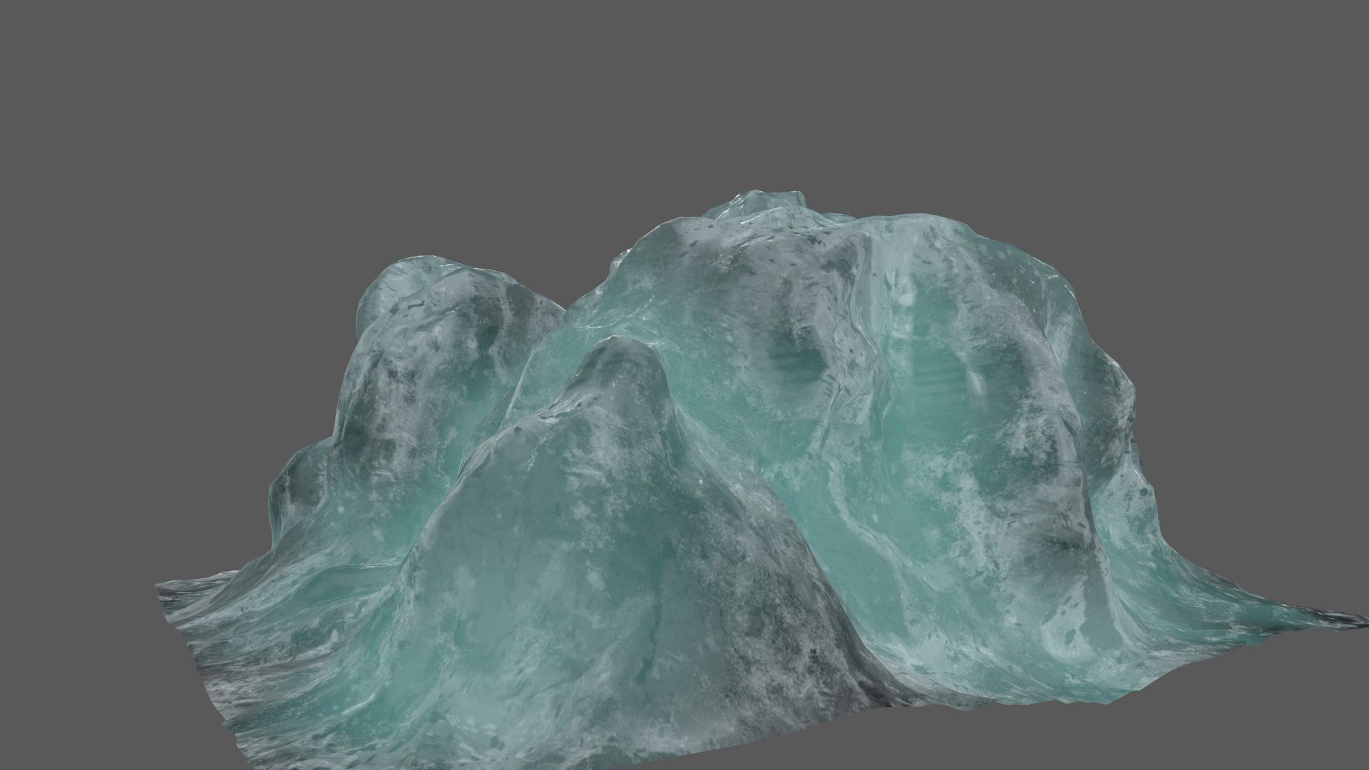 3D model Ice waterfall VR / AR / low-poly | CGTrader