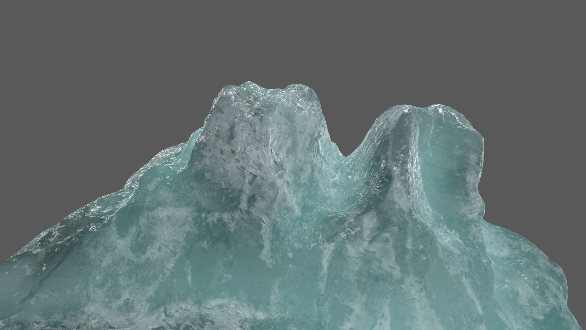 3D model Ice waterfall VR / AR / low-poly | CGTrader