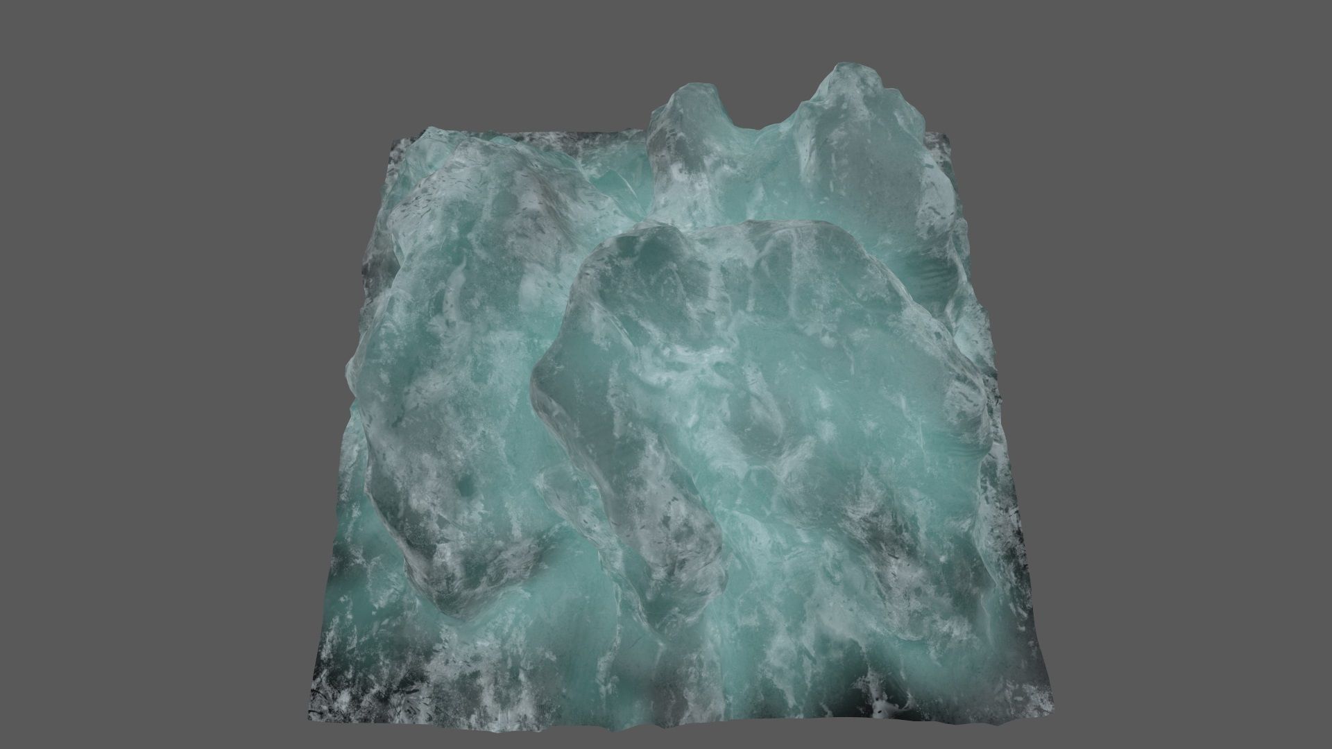 3D model Ice waterfall VR / AR / low-poly | CGTrader