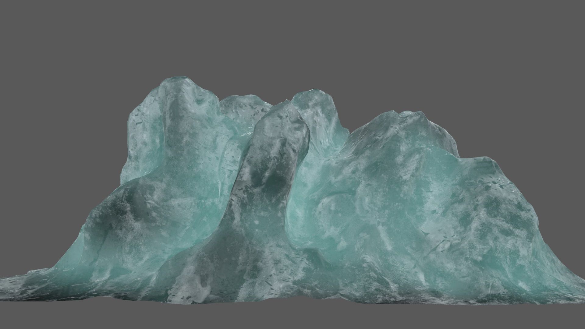 3D model Ice waterfall VR / AR / low-poly | CGTrader