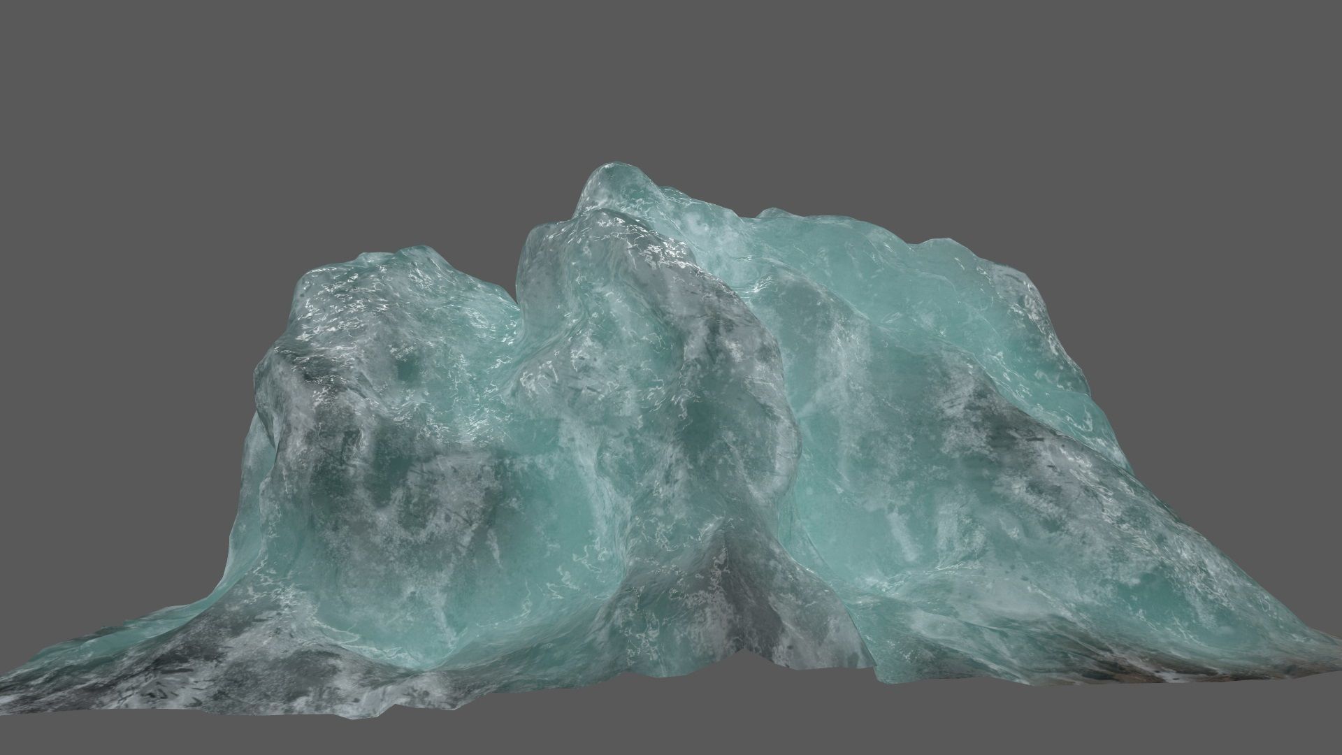 3D model Ice waterfall VR / AR / low-poly | CGTrader