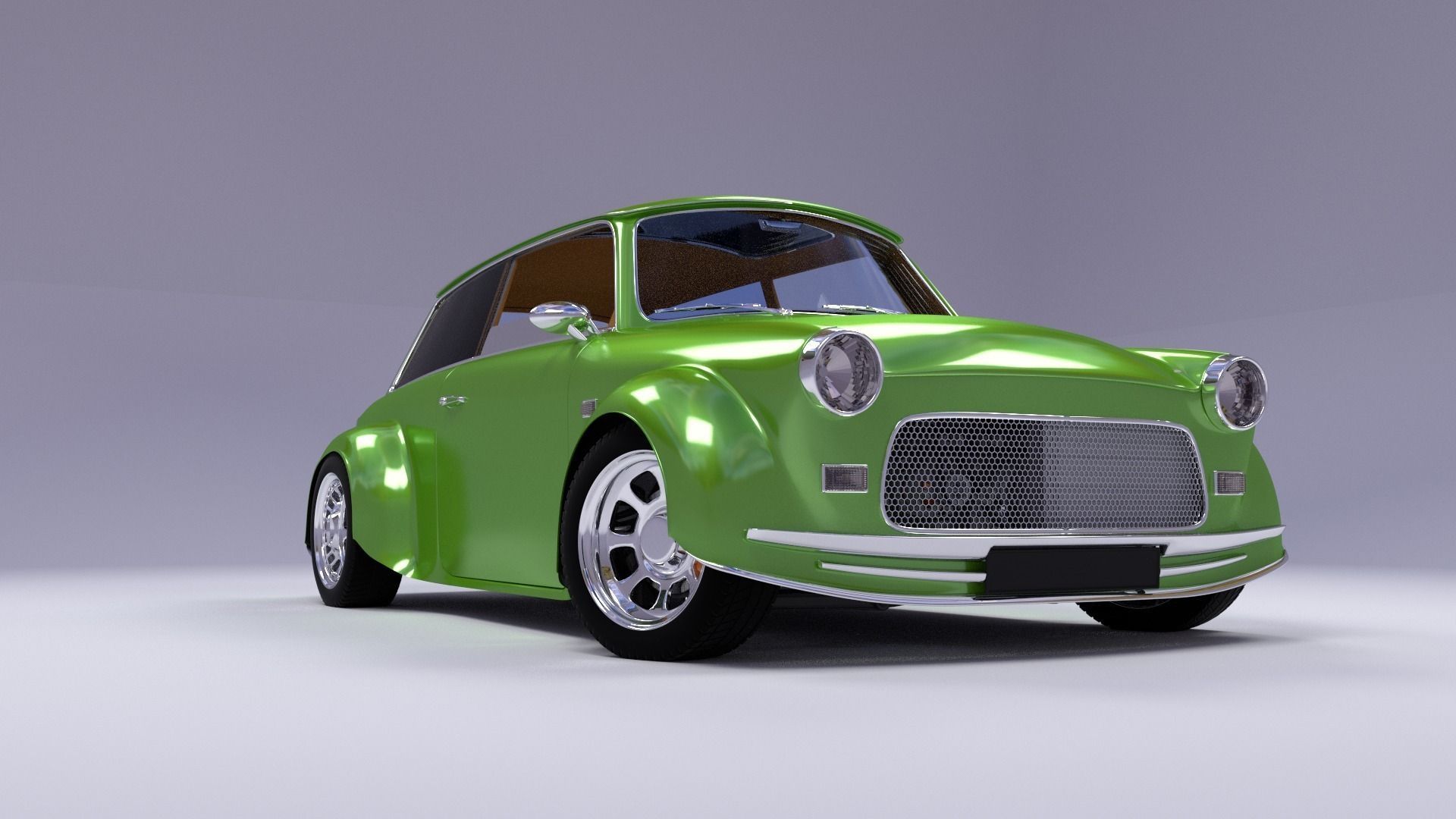 Custom Car 3D Model rigged .obj .blend .mtl - CGTrader.com