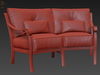 Bellanova Crescent Loveseat 3D model | CGTrader