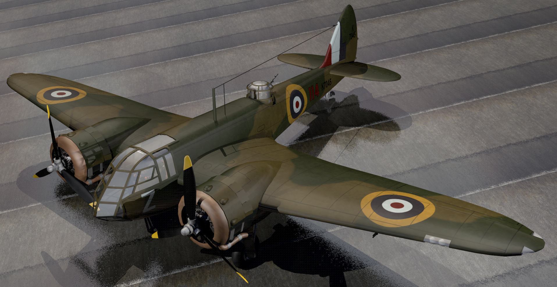 Bristol Blenheim Mk-1 3D model | CGTrader
