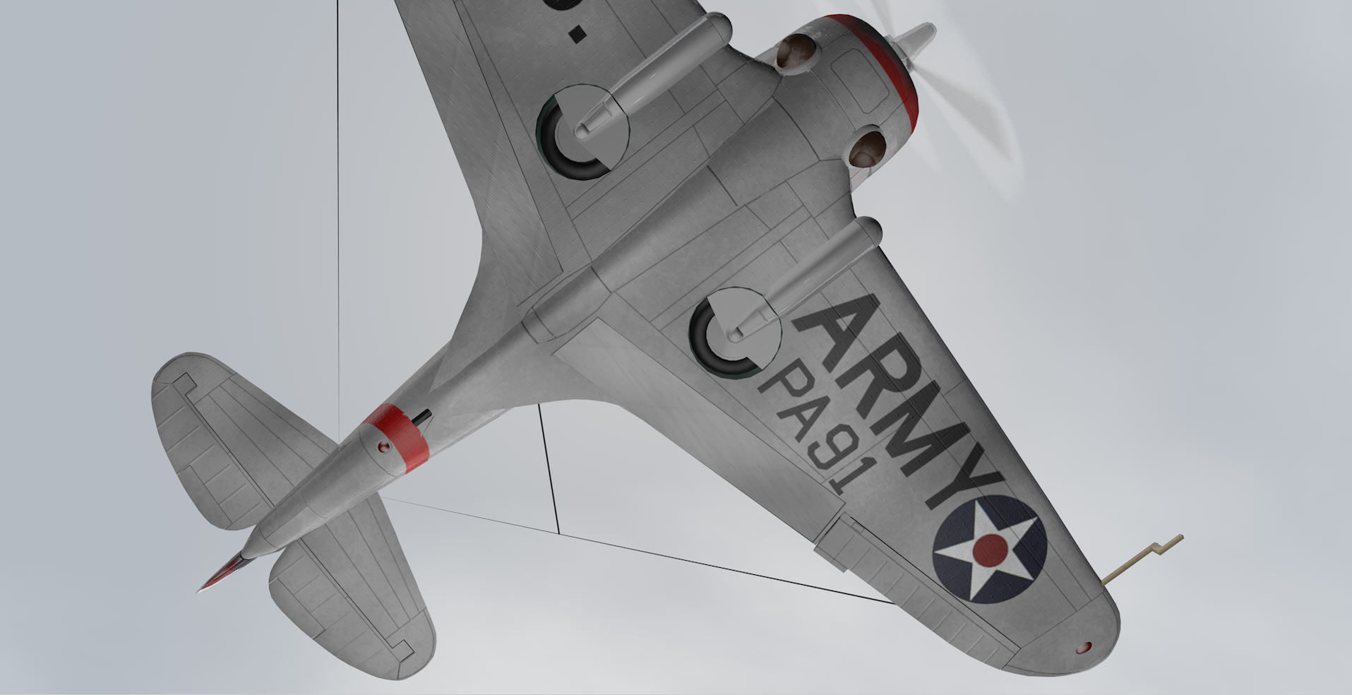Curtiss P-36A Hawk 3D model | CGTrader