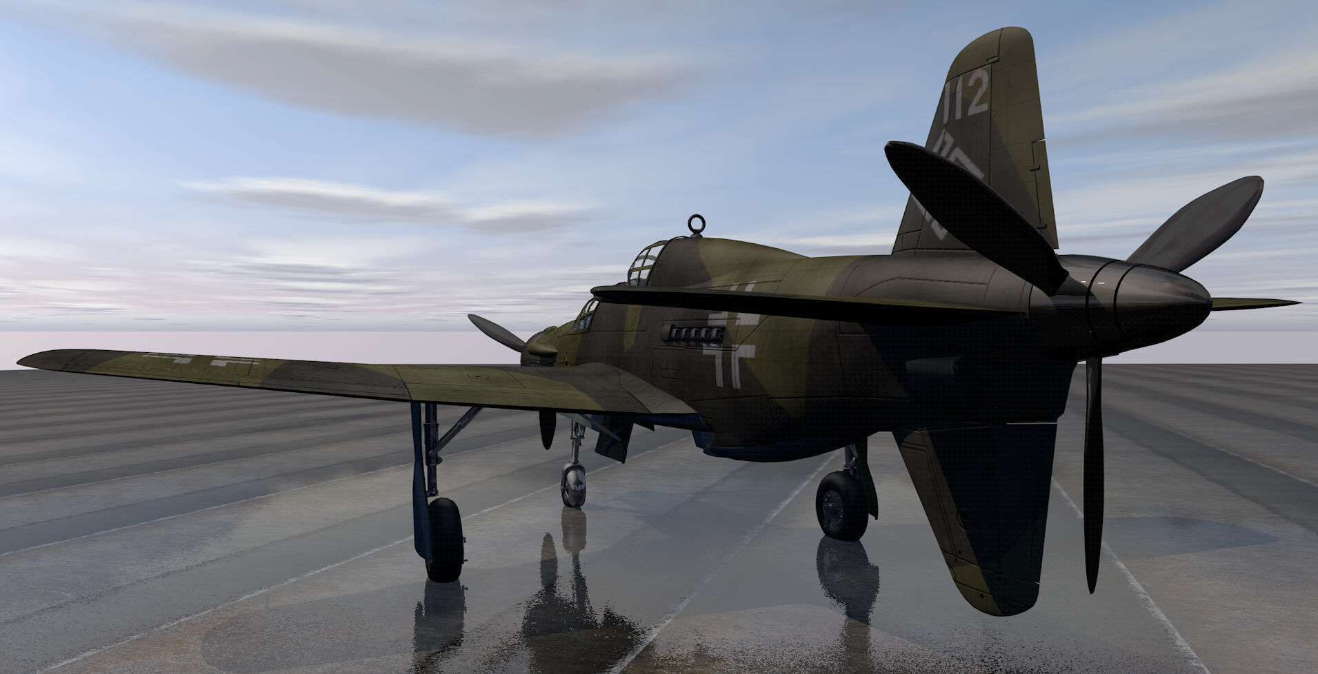 Dornier Do-335 A-12 3D model | CGTrader