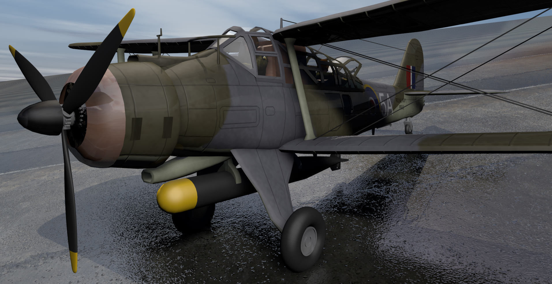 Fairey Albacore Mk-1 3D model | CGTrader