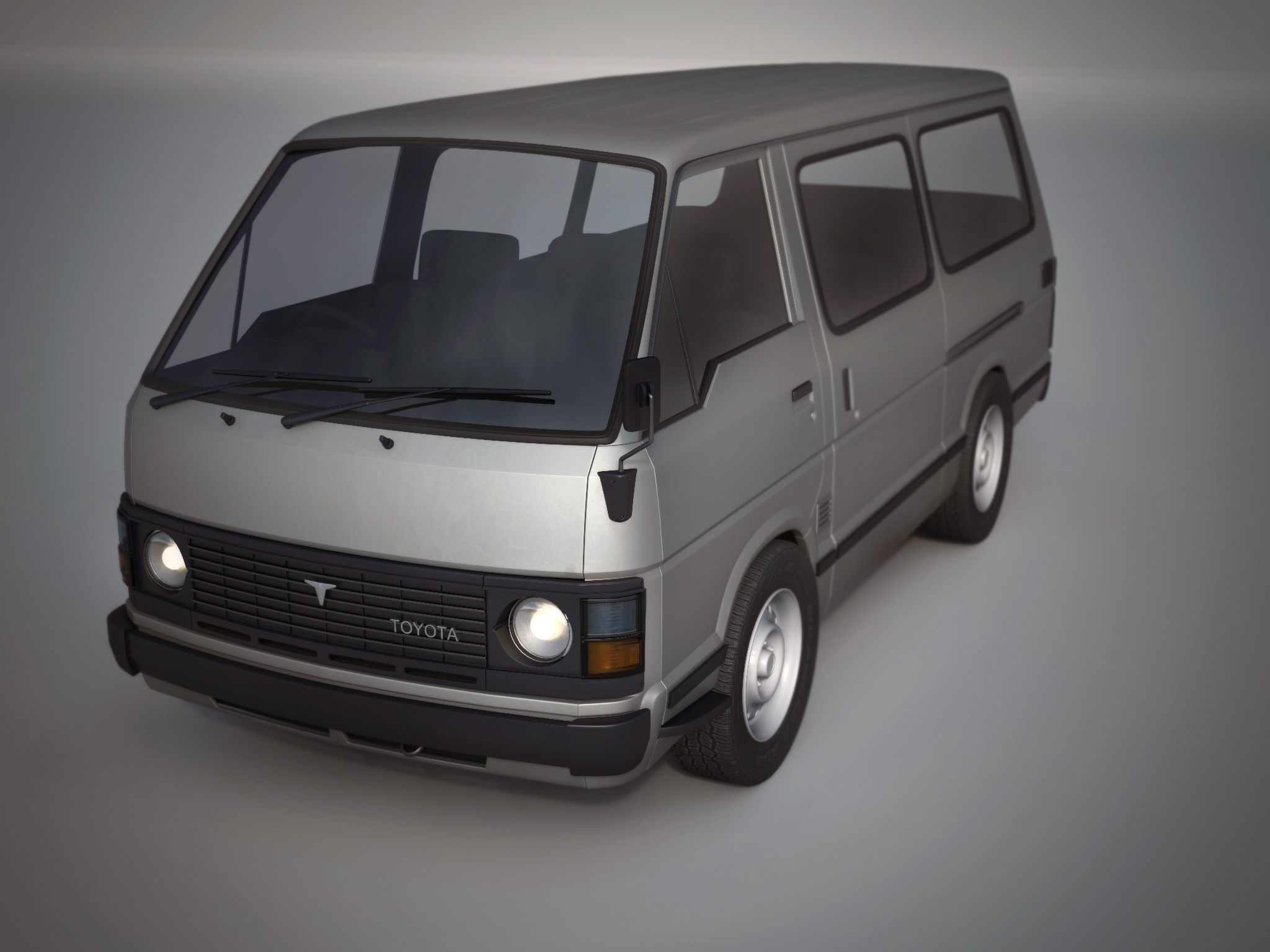 toyota hiace 1982-1989 3D model | CGTrader