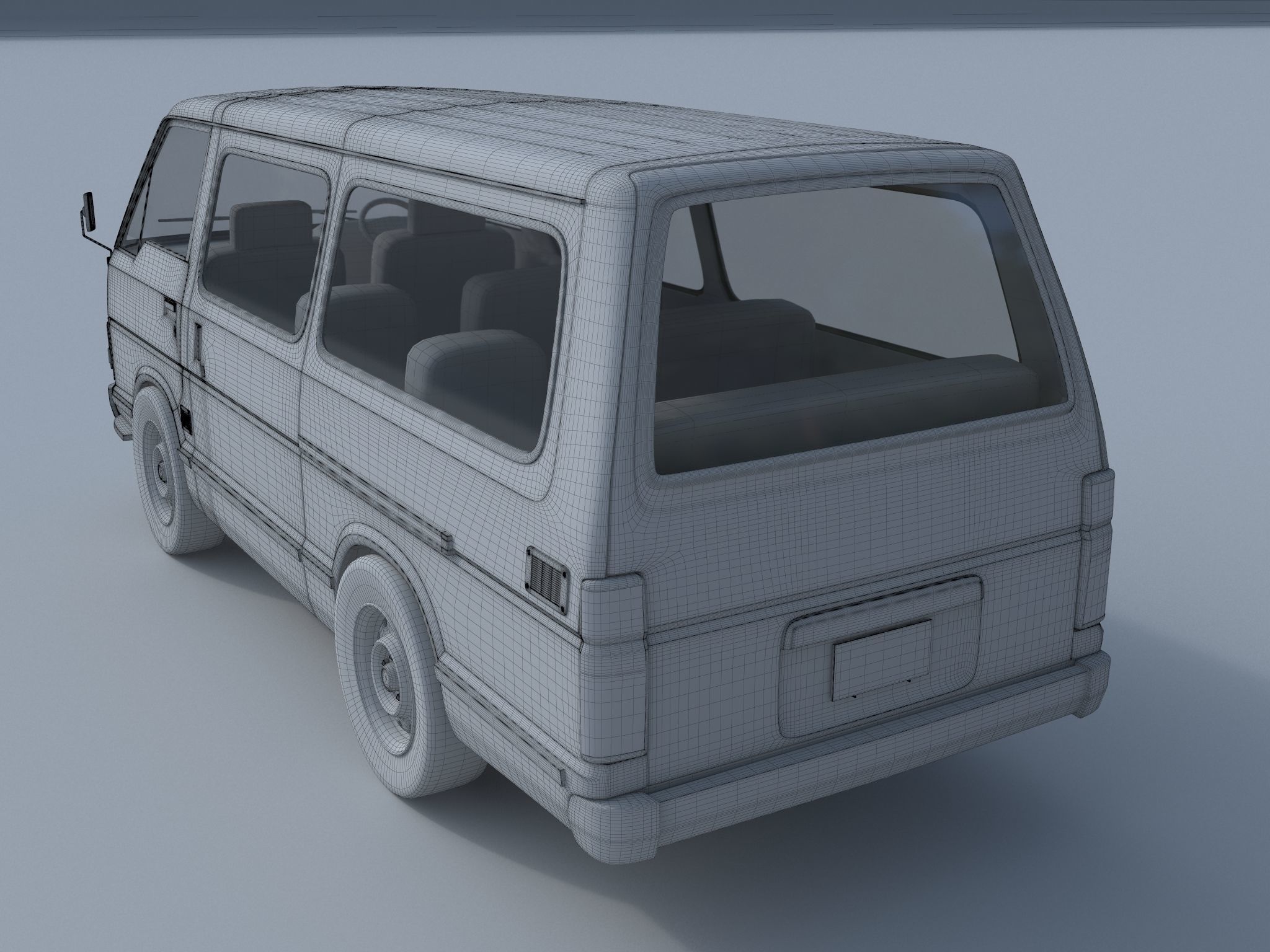 toyota hiace 1982-1989 3D model | CGTrader