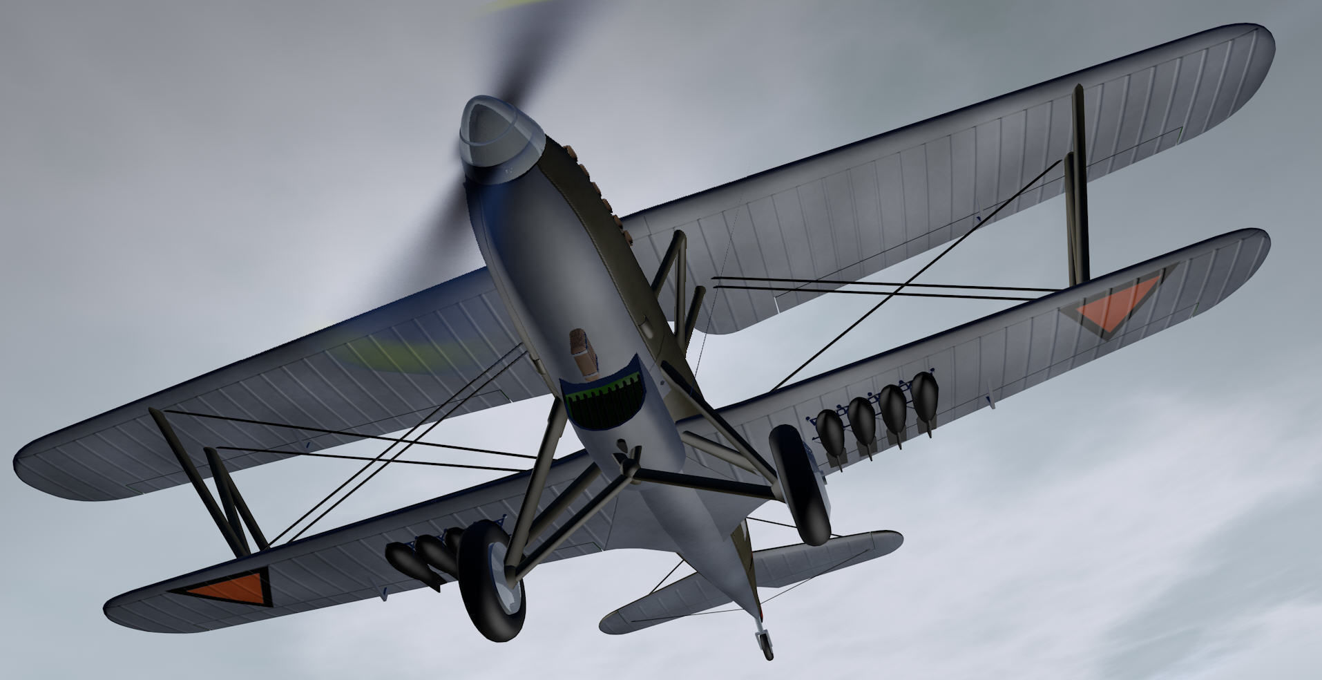 Fokker CX - Dutch 3D model | CGTrader