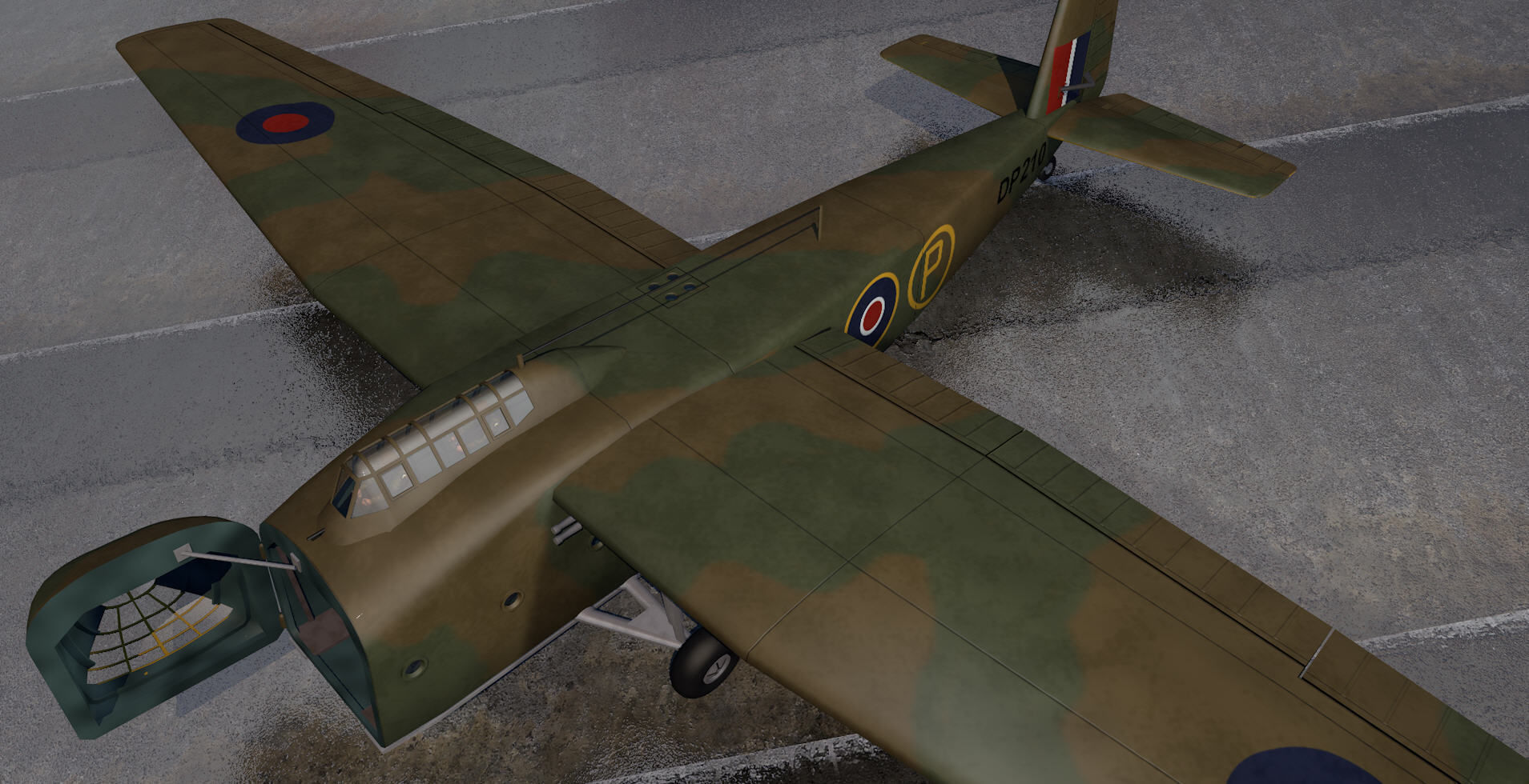 General Aircraft GAL-49 Hamilcar 3D model | CGTrader