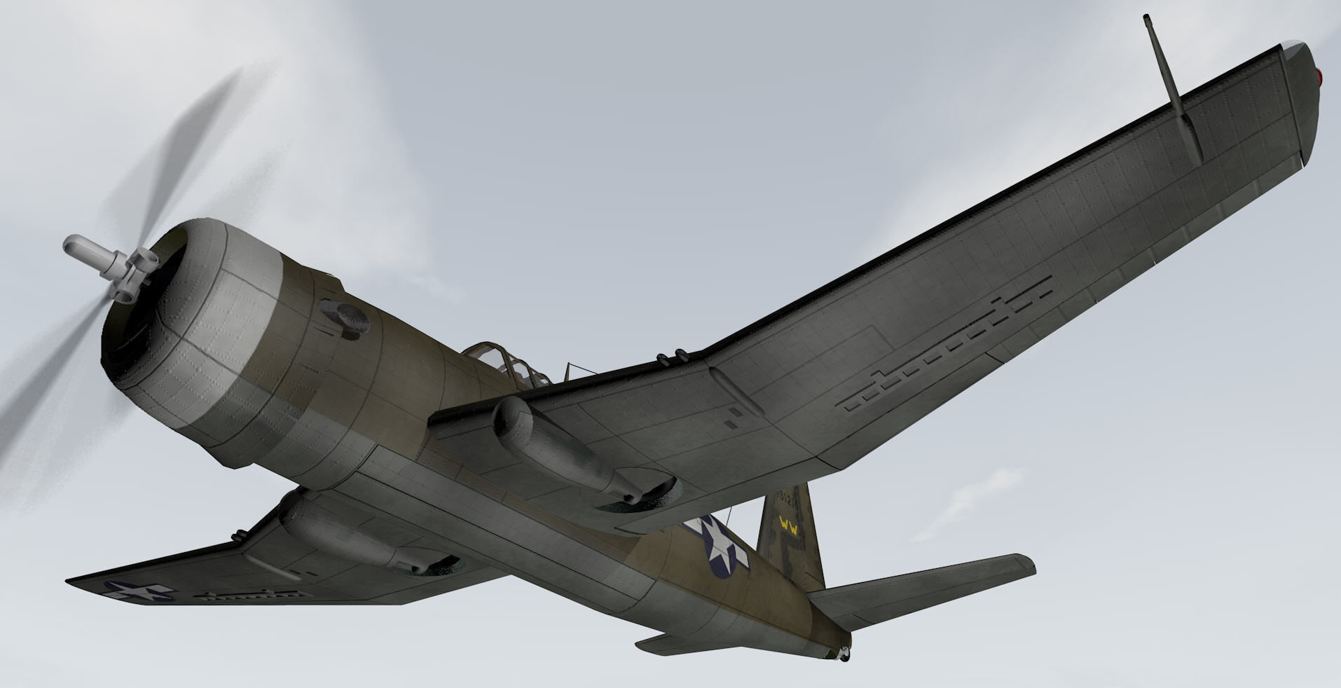 Vultee A-31 Vengeance 3D model | CGTrader