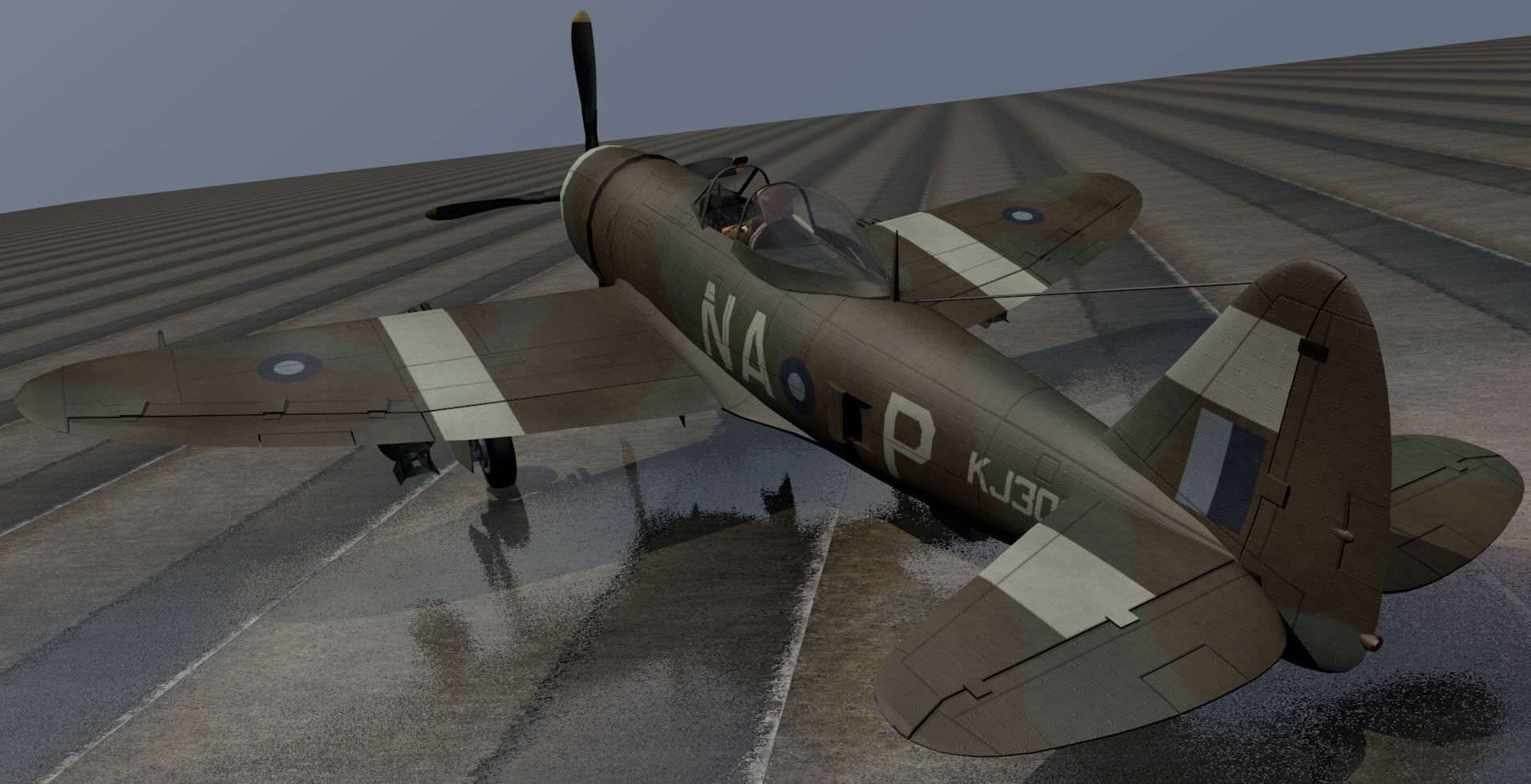 Republic Thunderbolt Mk-2 - RAAF 3D model | CGTrader