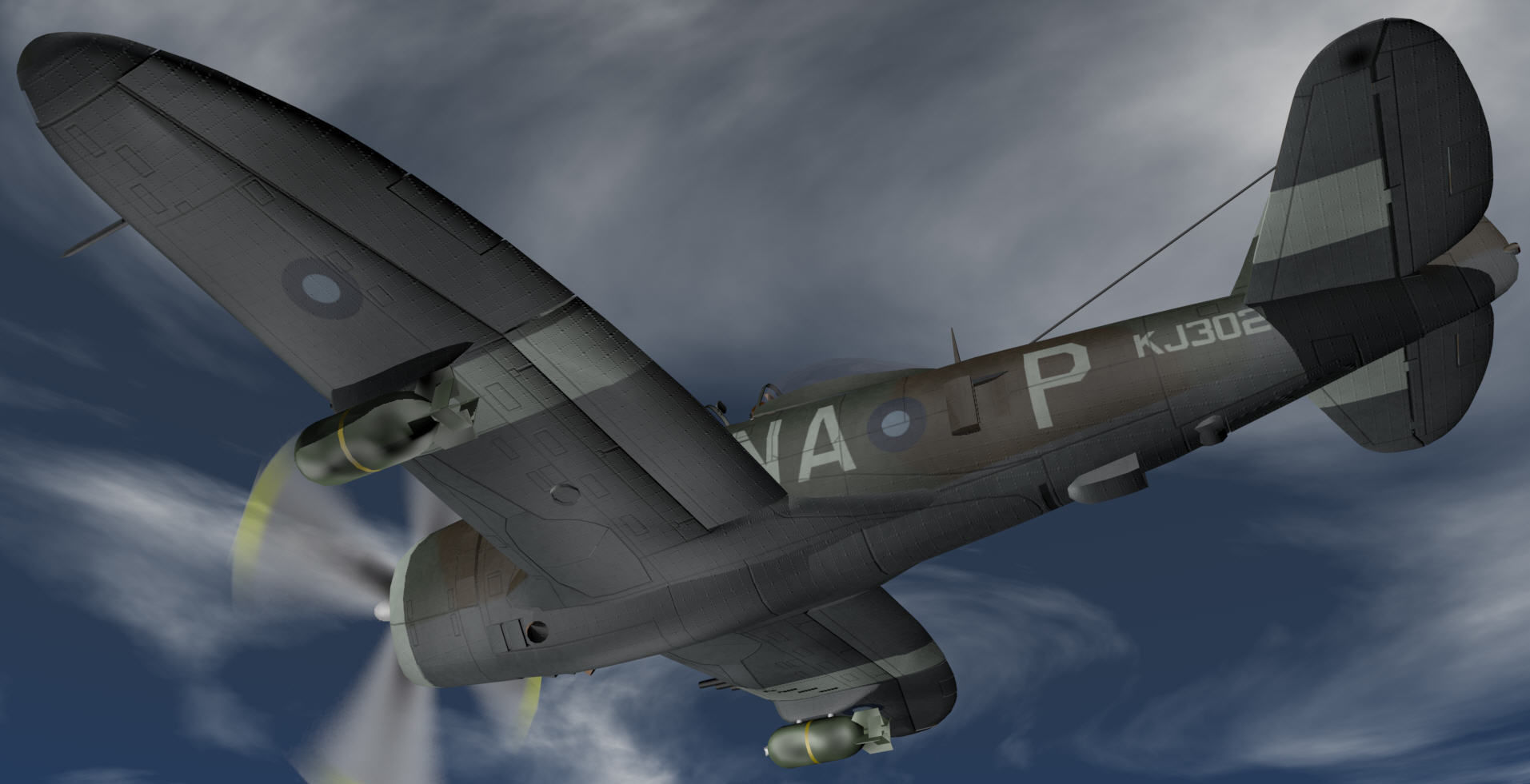 Republic Thunderbolt Mk-2 - RAAF 3D model | CGTrader