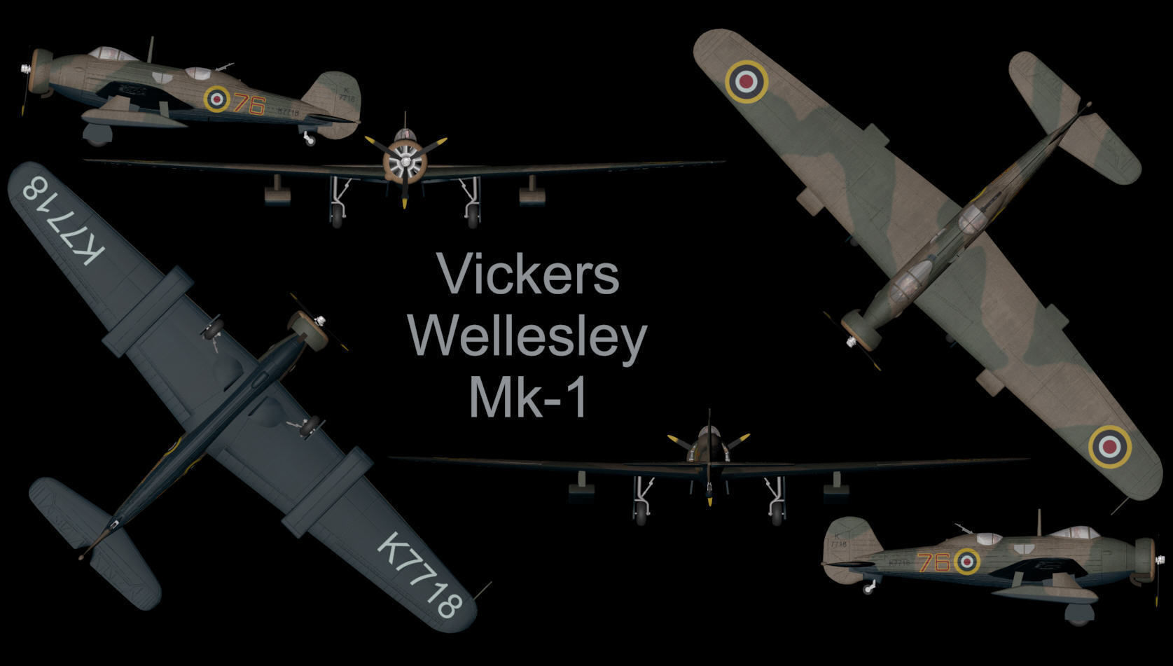 Vickers Wellesley Mk-1 3D model | CGTrader