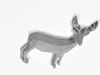 Low Poly Deer Abstract Broche Broche For 3D Printing Art 3D model 3D ...
