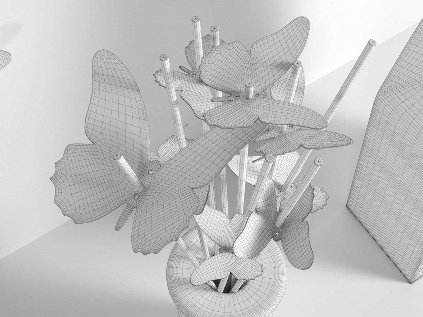 Butterfly Composition 3D model | CGTrader