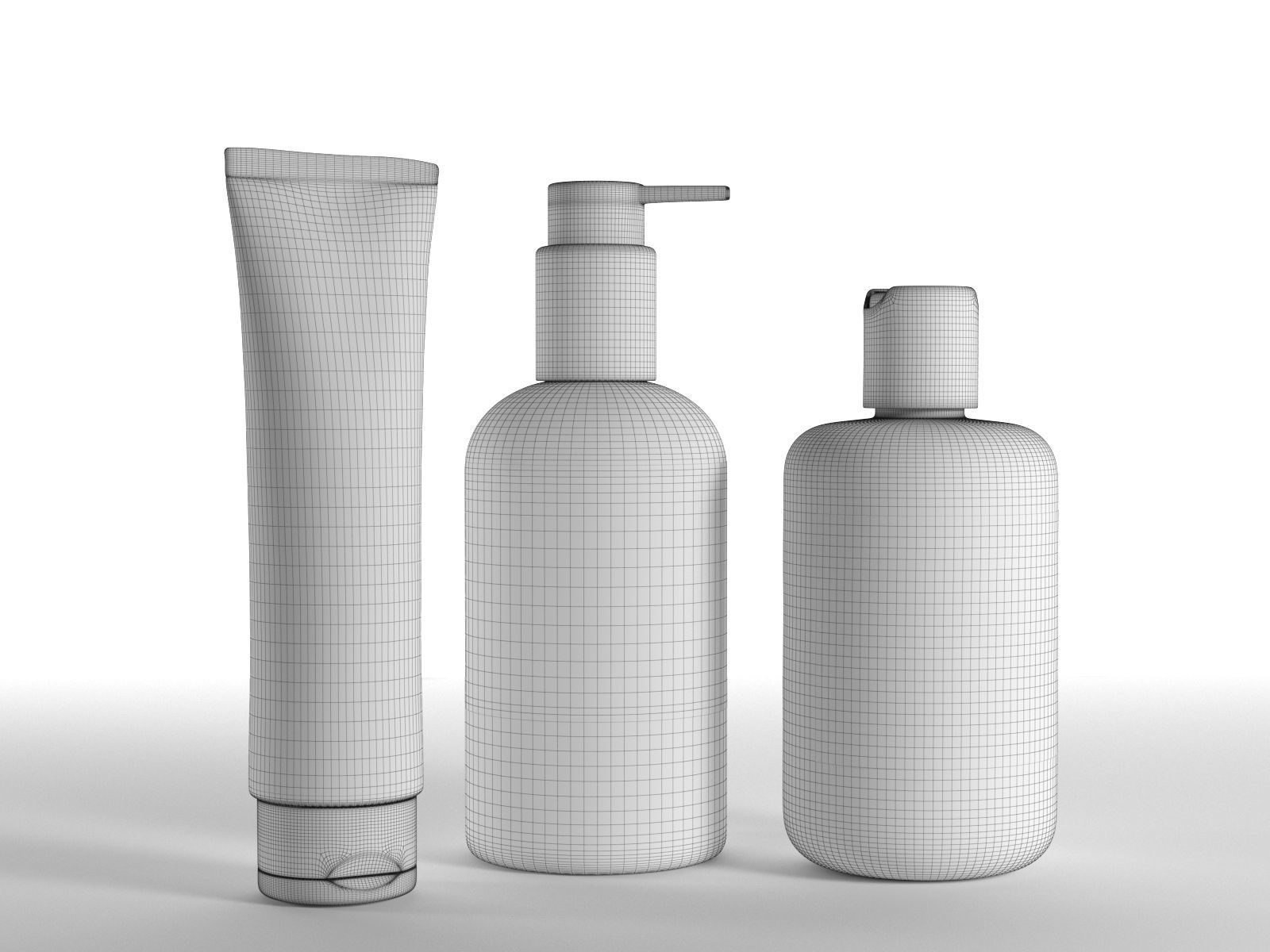 Jade Matcha Body Care Products 3D model | CGTrader