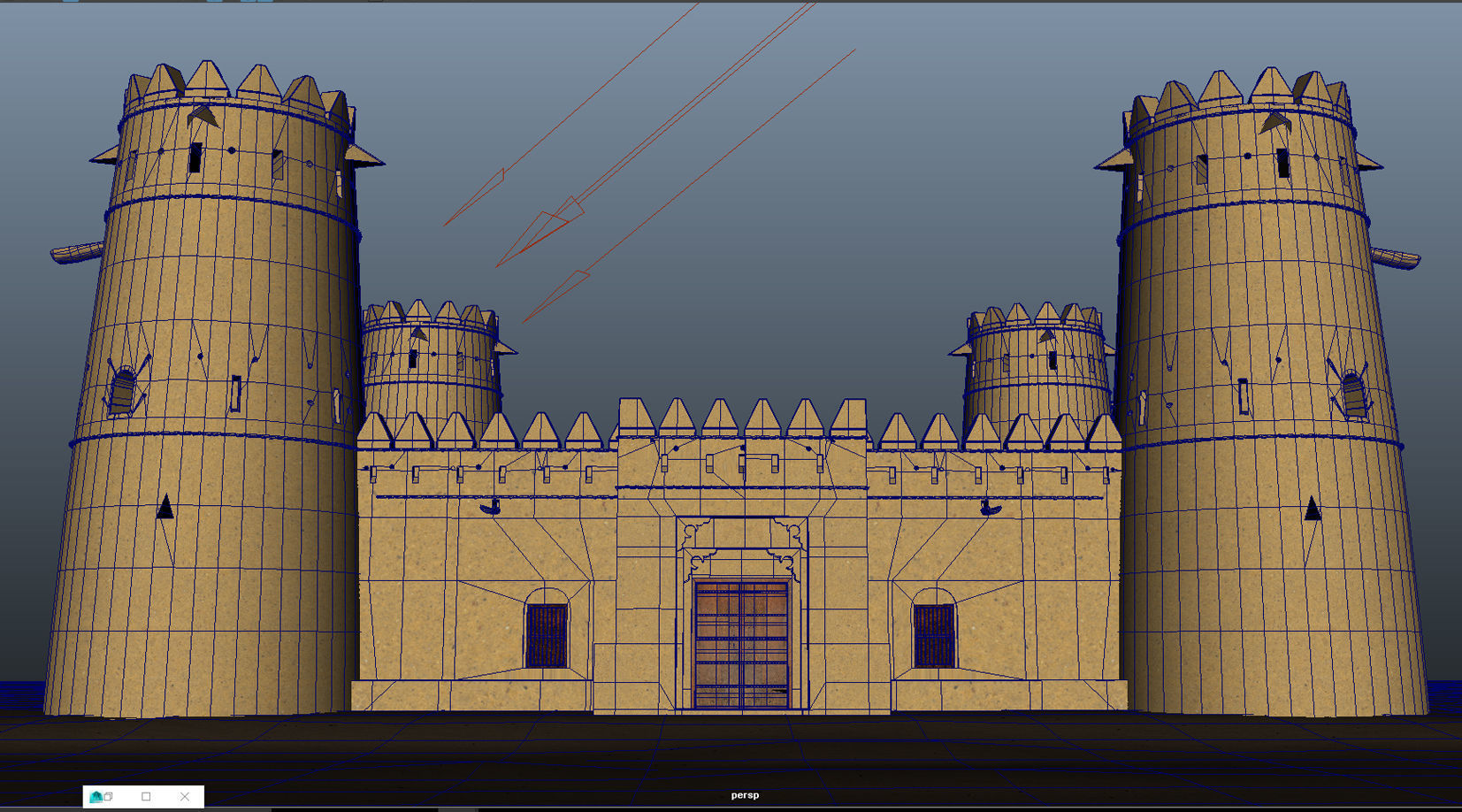3D model Arab Fort VR / AR / low-poly | CGTrader