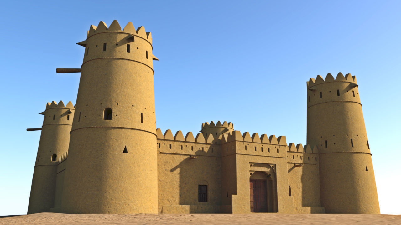3D model Arab Fort VR / AR / low-poly | CGTrader